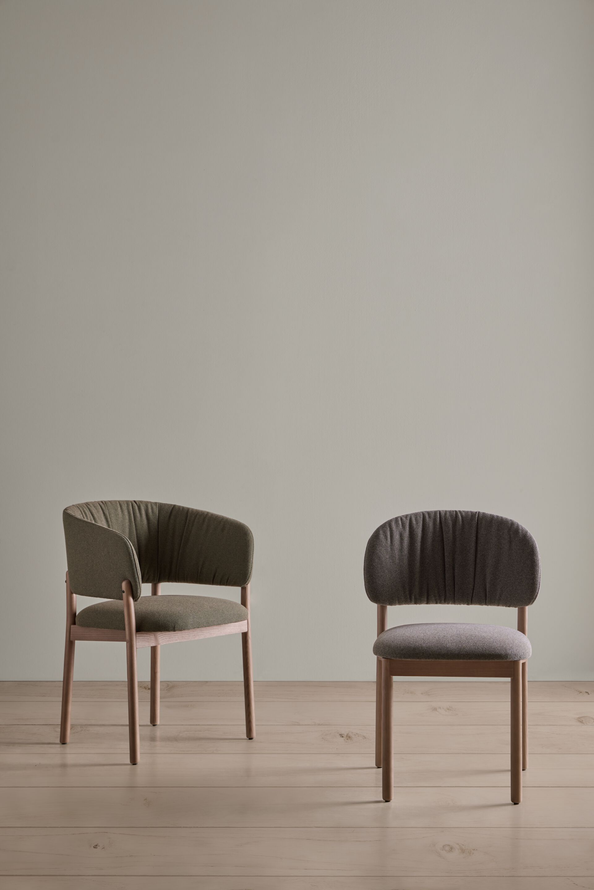 RC WOOD SOFT Upholstered fabric chair with armrests By Blasco&Vila ...