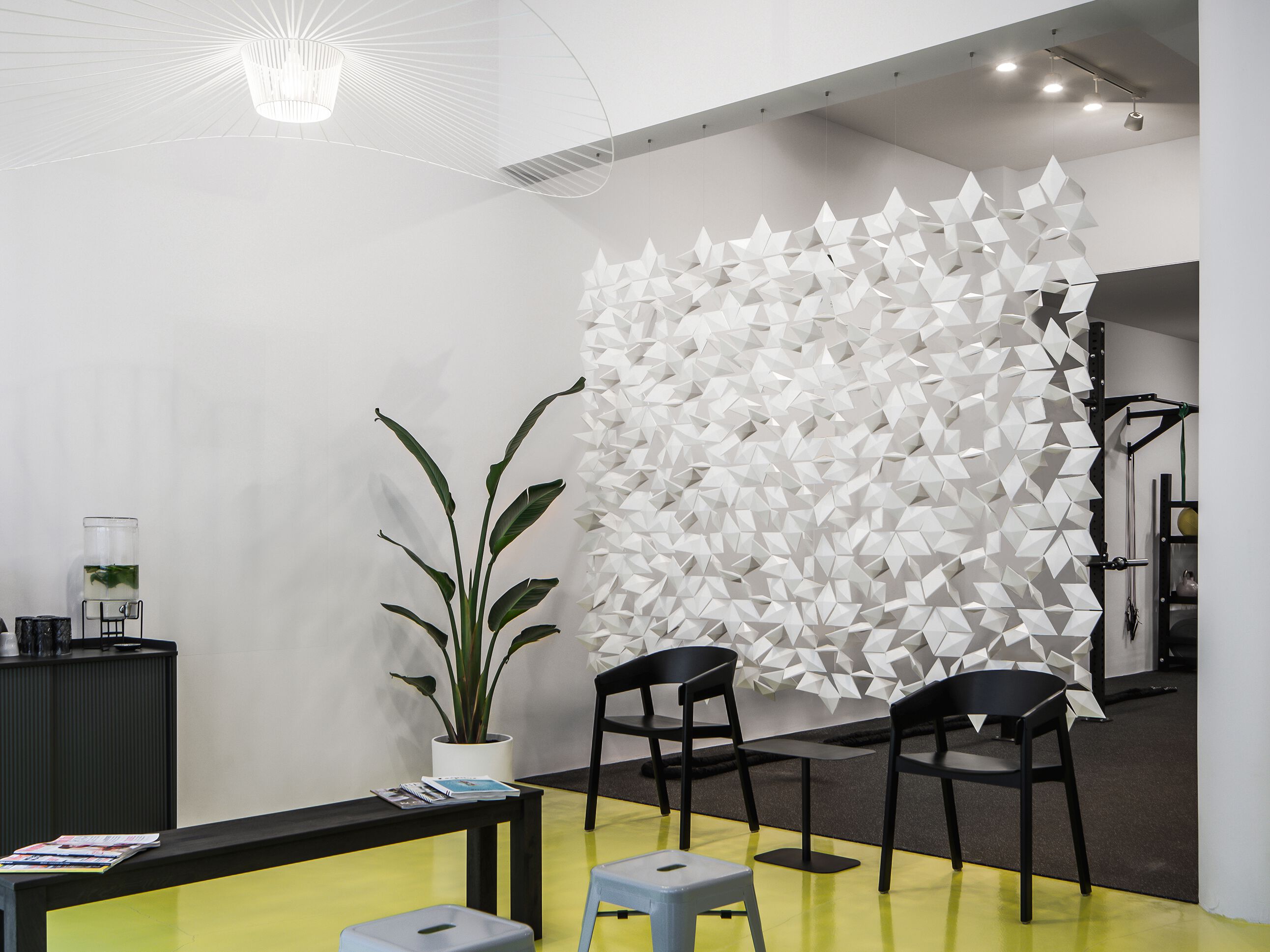 FACET 272x217cm in white Room divider By Bloomming