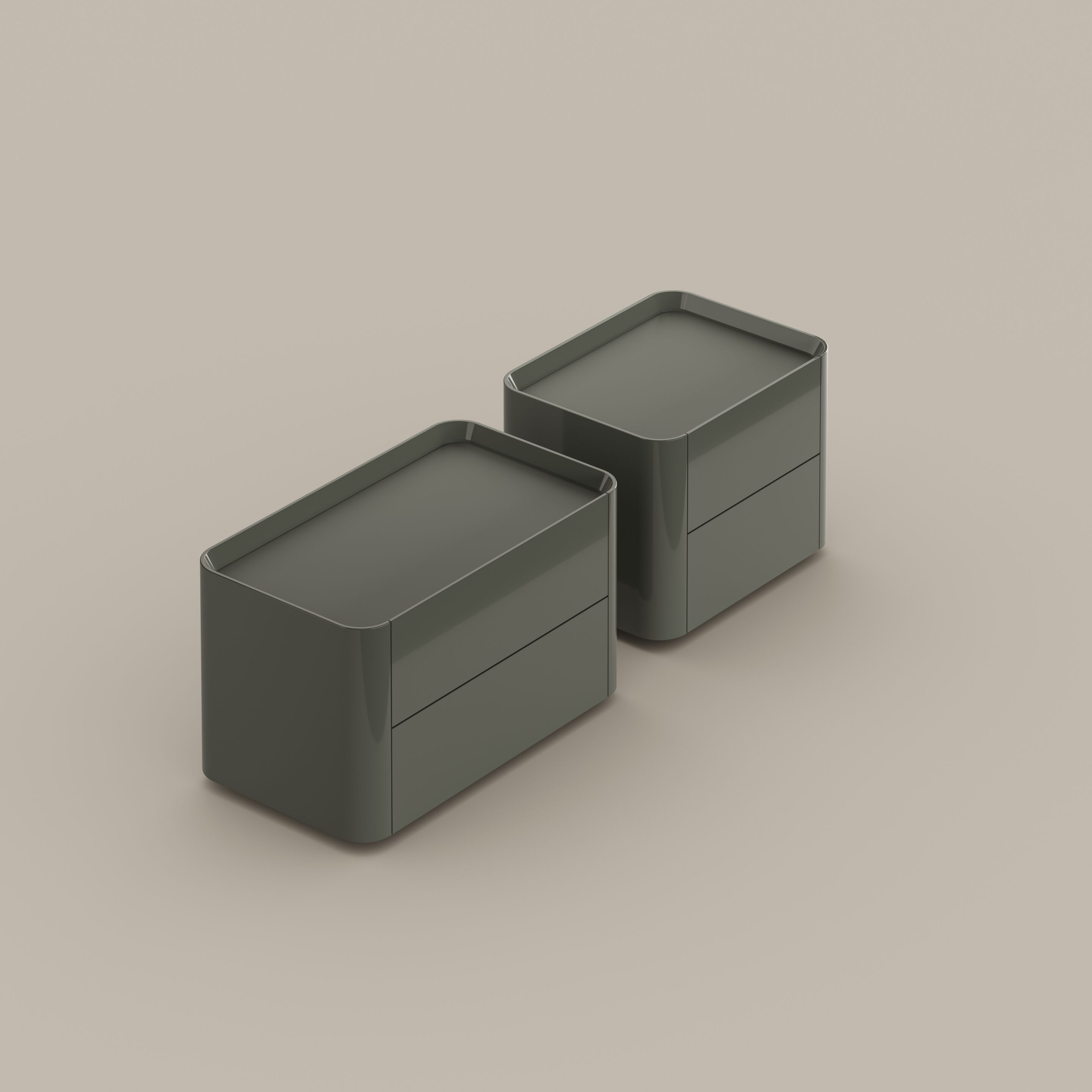 ARRAGAN BEDSIDE TABLE Bedside table By Bonaldo
