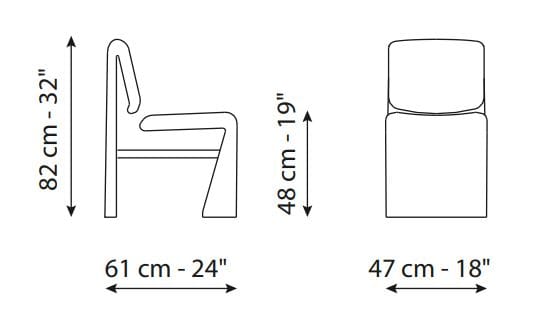 AVANT-GARDE CHAIR Chair By Bonaldo