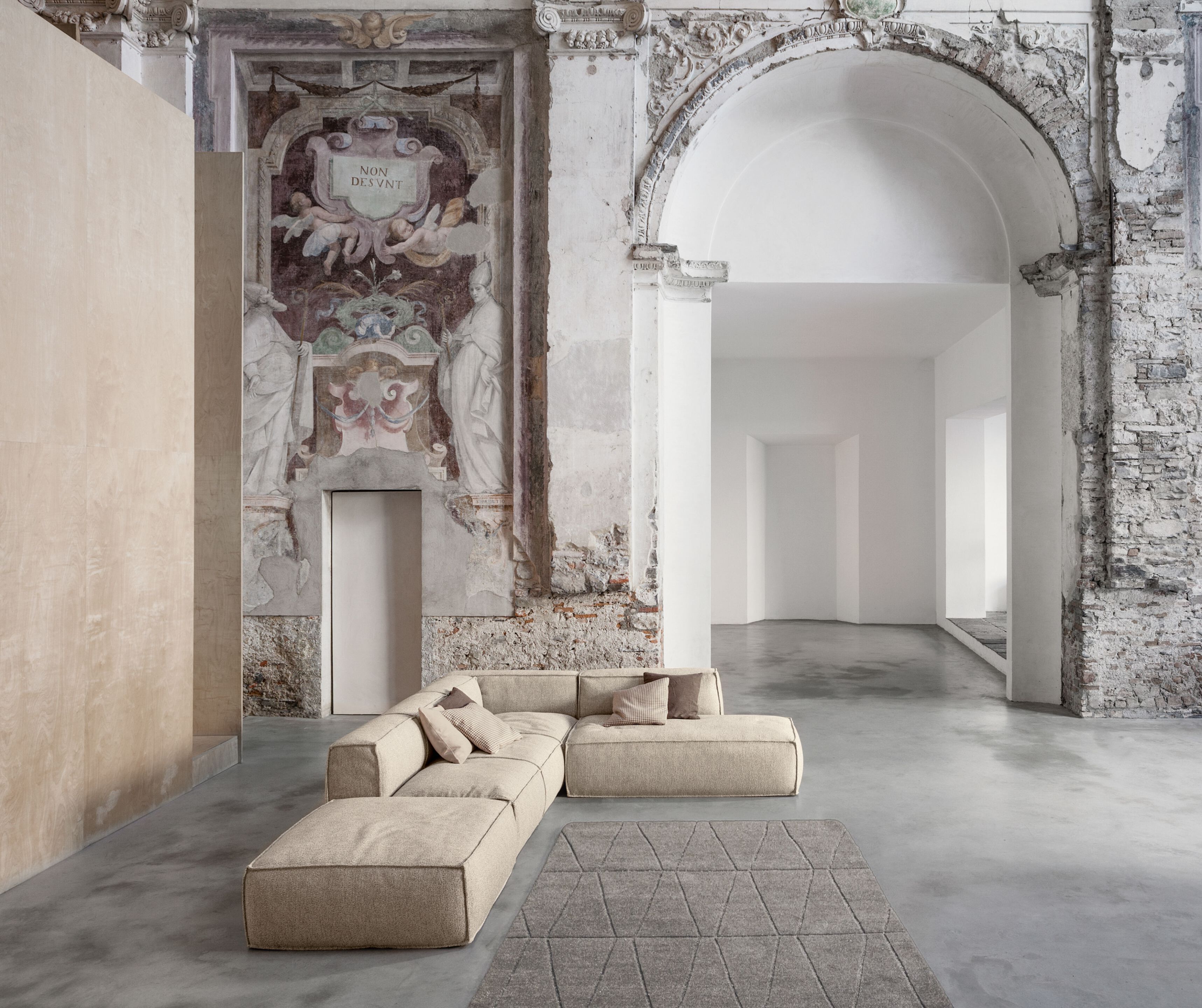 PEANUT B, PEANUT B.X Modular fabric sofa By Bonaldo | design Mauro Lipparini