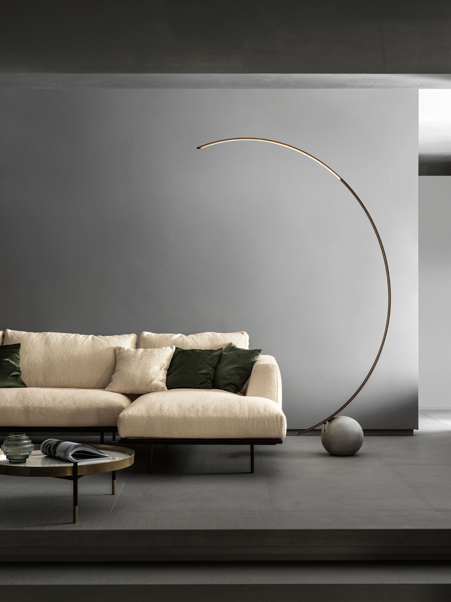 CIRCLE Floor lamp By Bontempi Casa