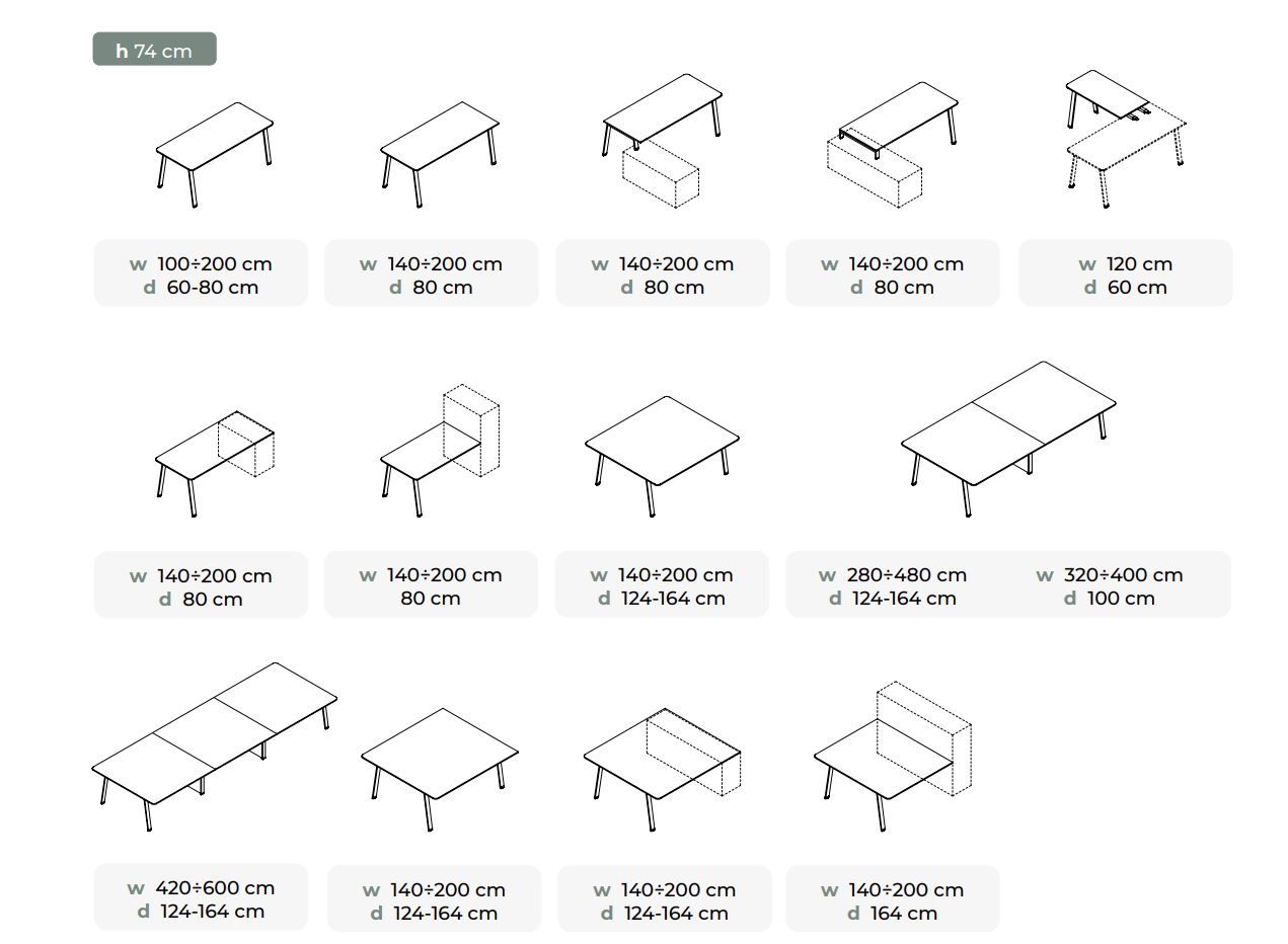 TAKE-OFF EVO / COUNTRY Rectangular meeting table with cable management ...