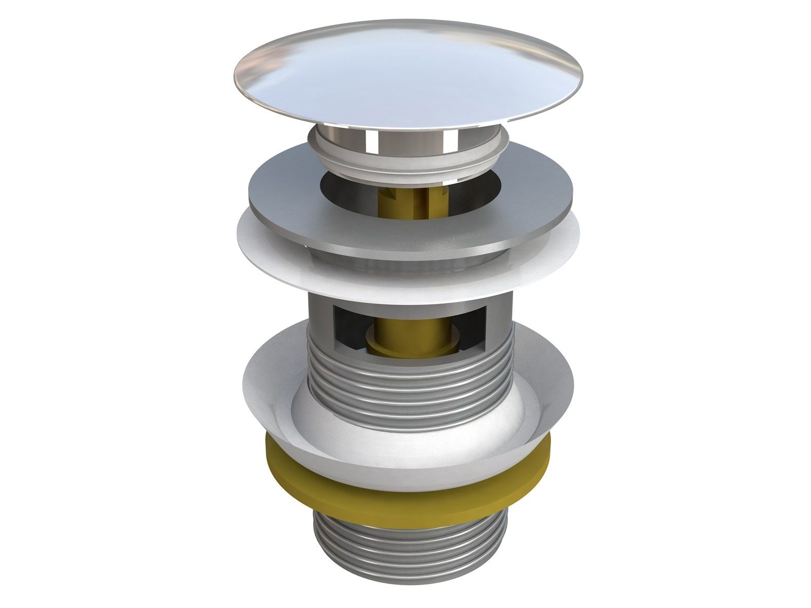 ROYAL 0941OT54S7 Brass pop up plug By Bonomini | design Ennio Bonomini