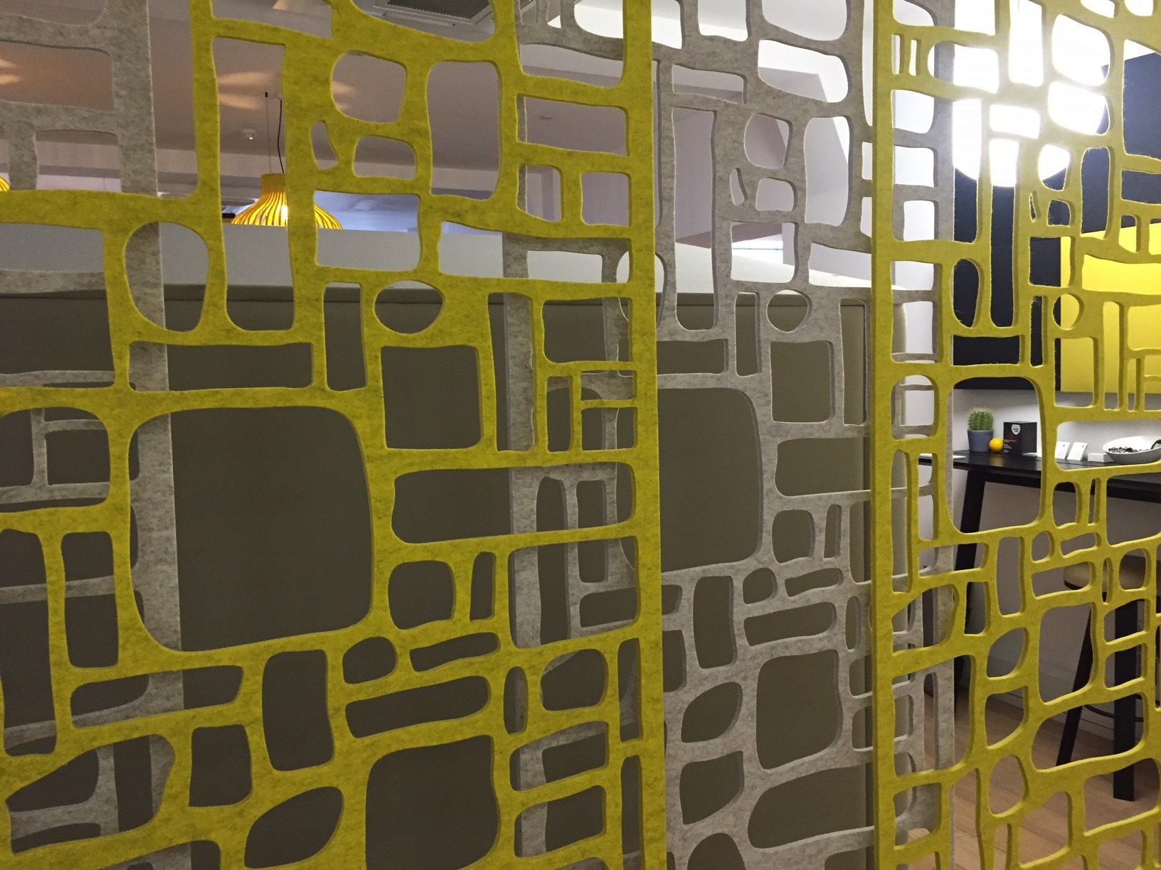 BuzziFalls Hanging felt room divider By BuzziSpace | design Sas ...