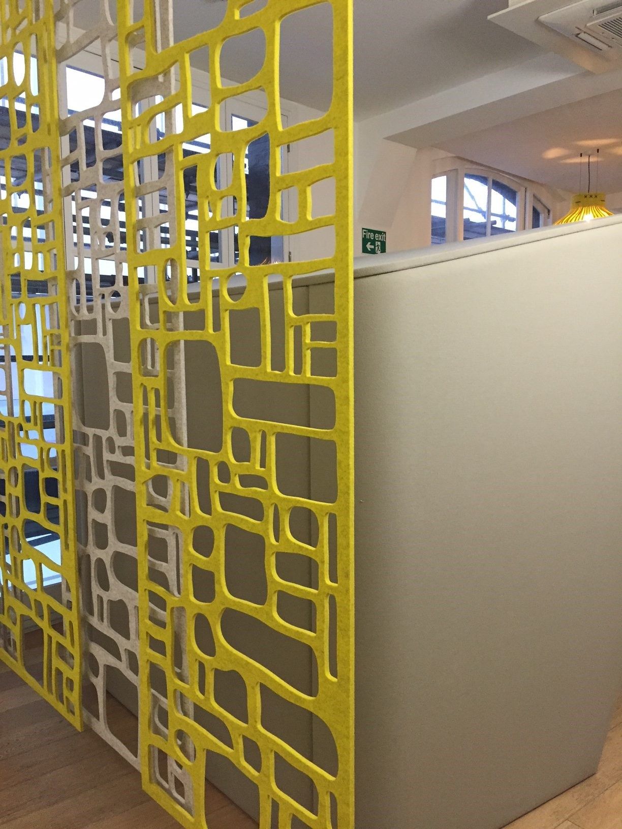 BuzziFalls Hanging felt room divider By BuzziSpace | design Sas ...