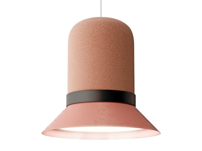 BuzziHat Sound-absorbing pendant lamp By BuzziSpace | design Alain Gilles