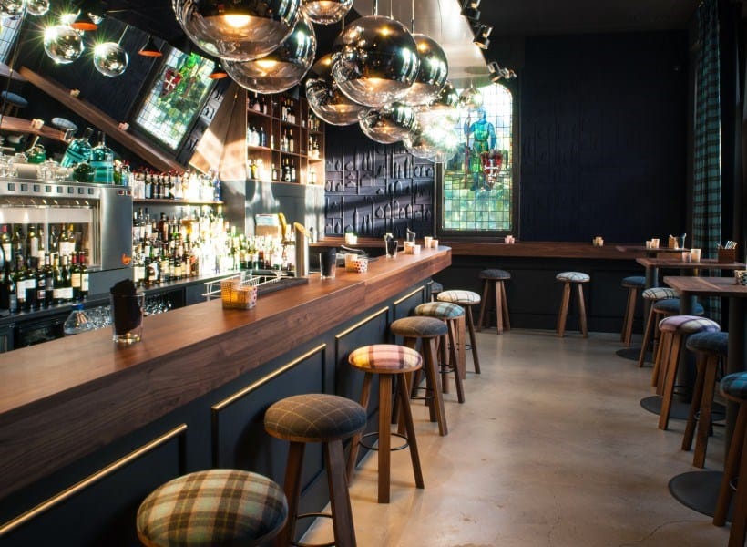 BuzziMilk Upholstered low wooden stool By BuzziSpace