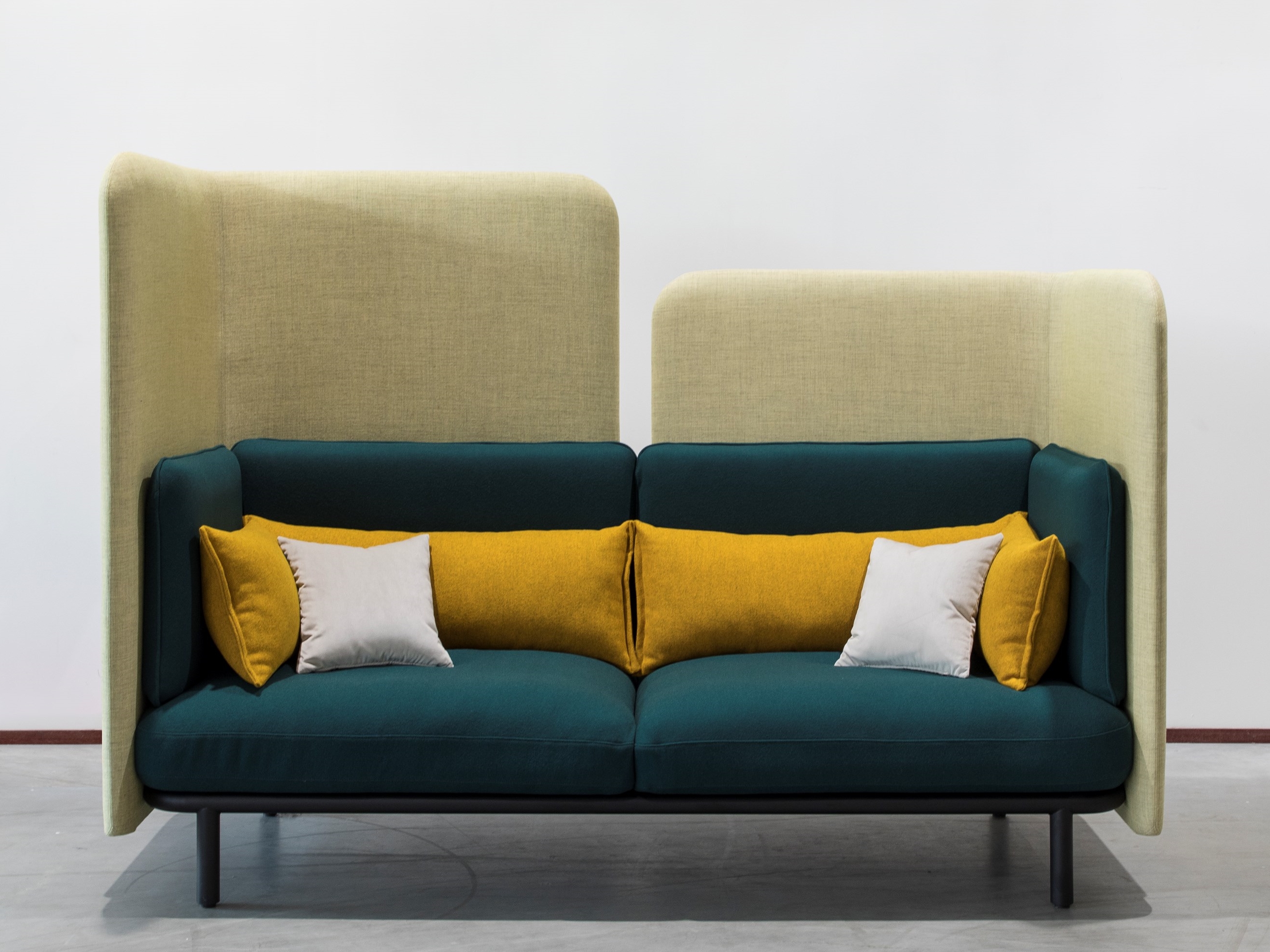 Buzzispark High Back Fabric Armchair By Buzzispace