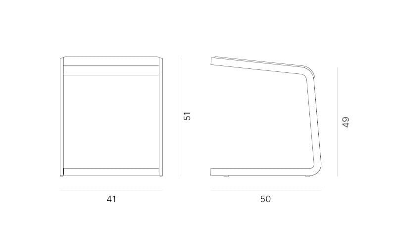 C-STOOL Cantilever high stool By Quadrifoglio Group | design Atelier ...