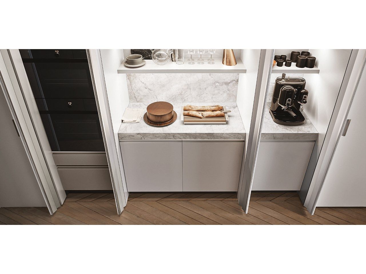 BETA NEW POCKET Linear Fenix-NTM® kitchen By Arclinea | design Antonio ...