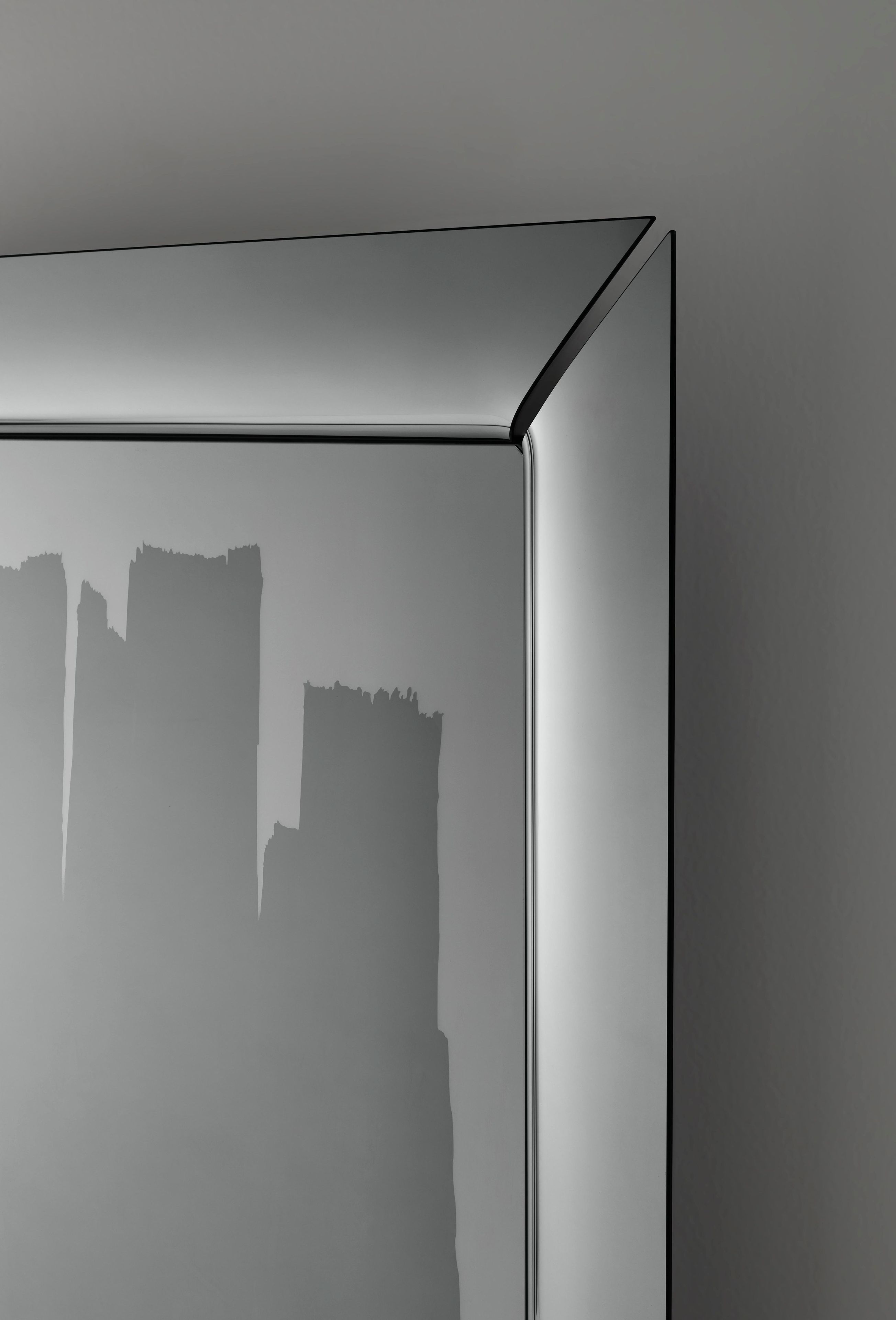 CAADRE WITH LIGHT Mirror By Fiam Italia | design Philippe Starck