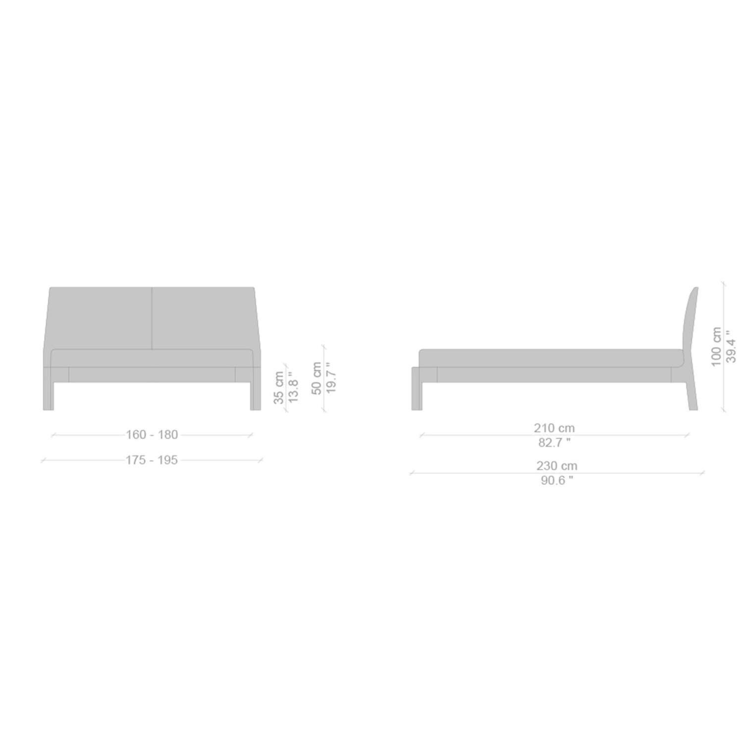 CAB NIGHT bed By Cassina design Mario Bellini
