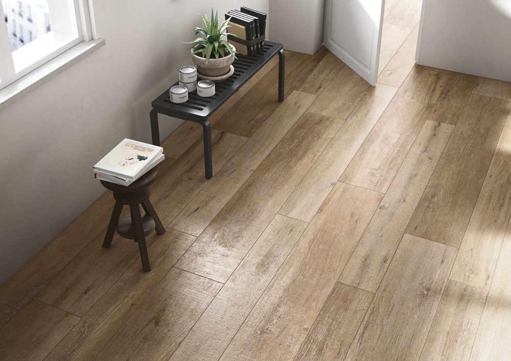 Porcelain stoneware wall/floor tiles with wood effect CADORE - BAITA ...