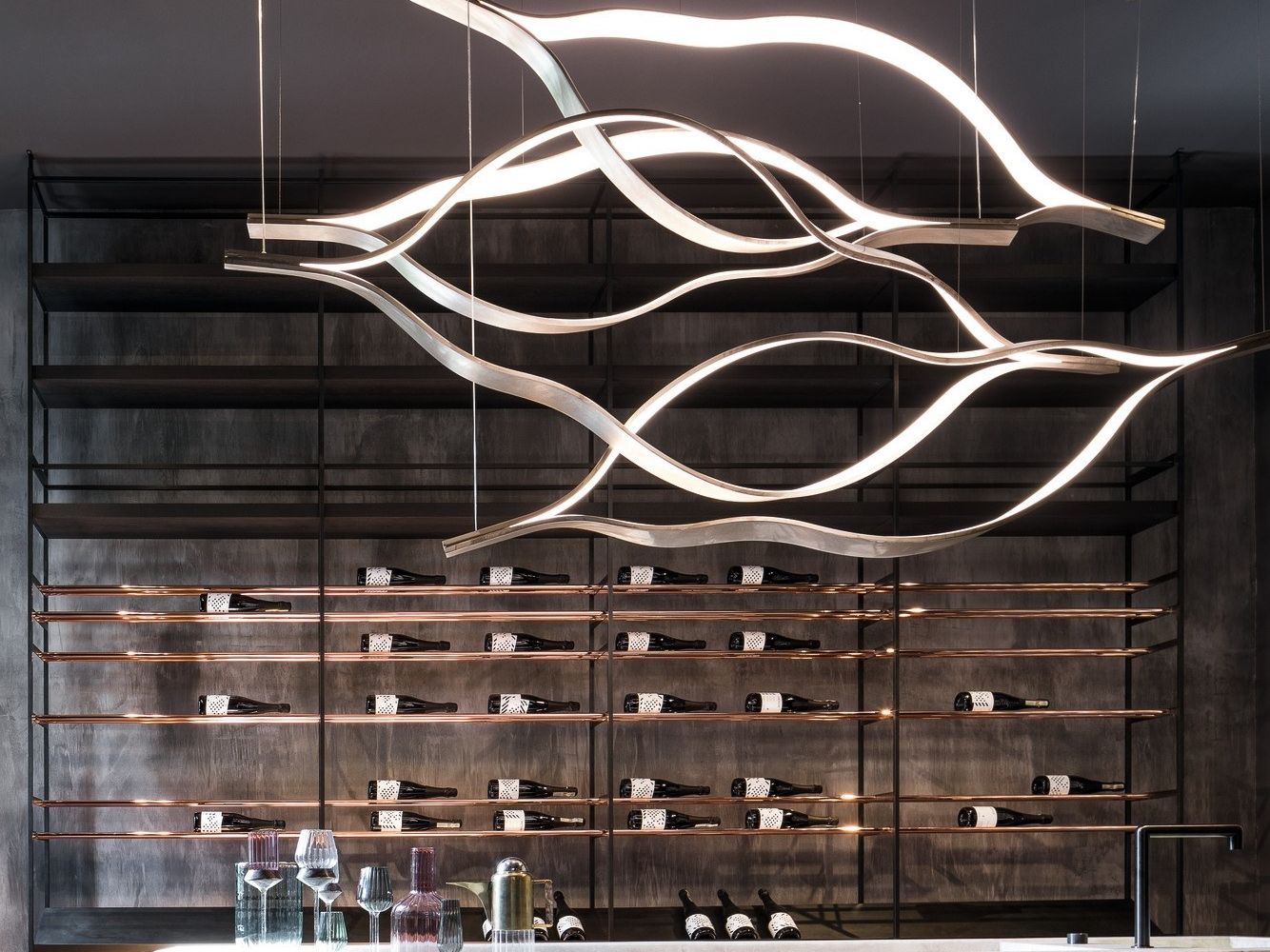 CAGE-B | Bottle rack By Henge design Massimo Castagna