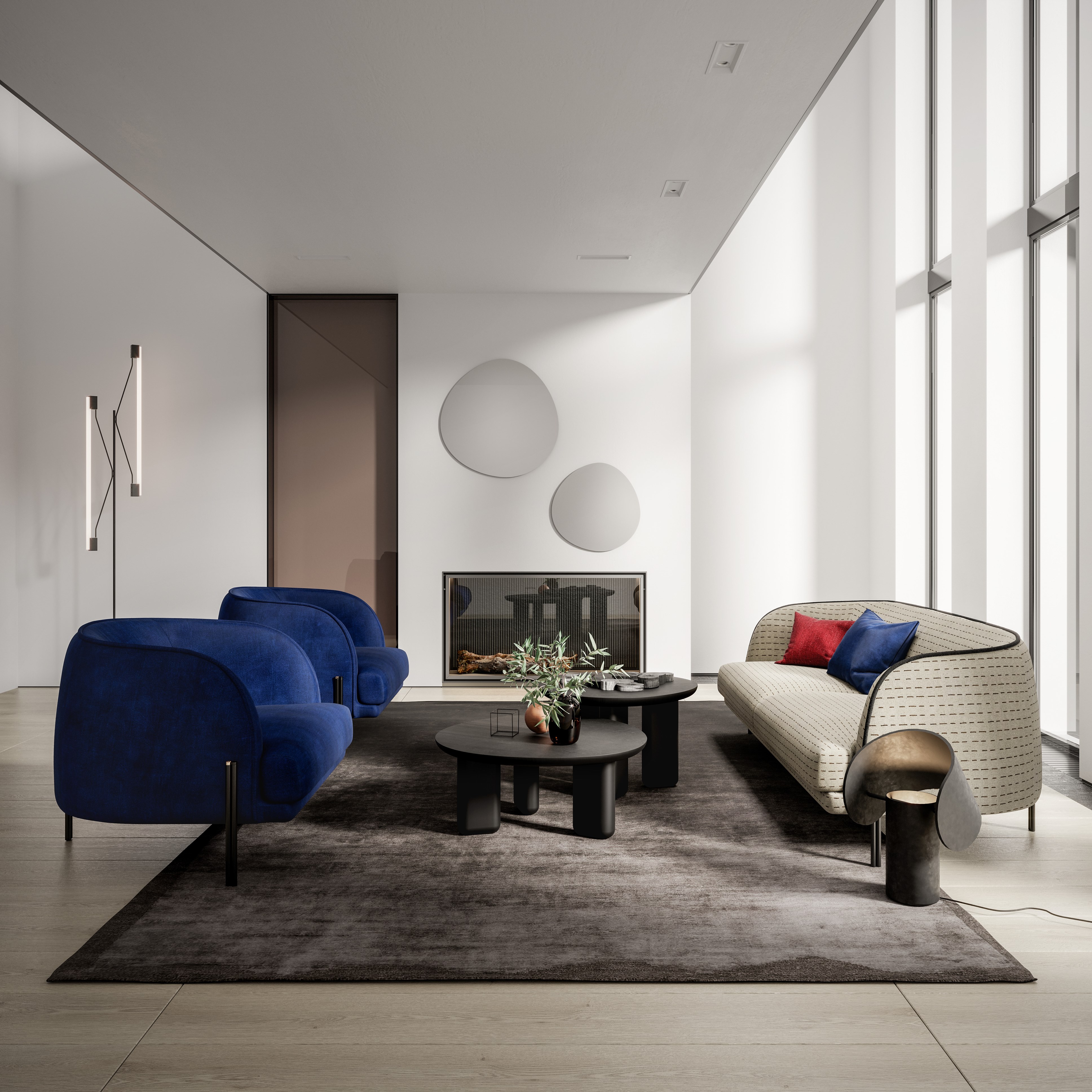 CAILLOU 3 seater fabric sofa By Liu Jo Living Collection | design ...