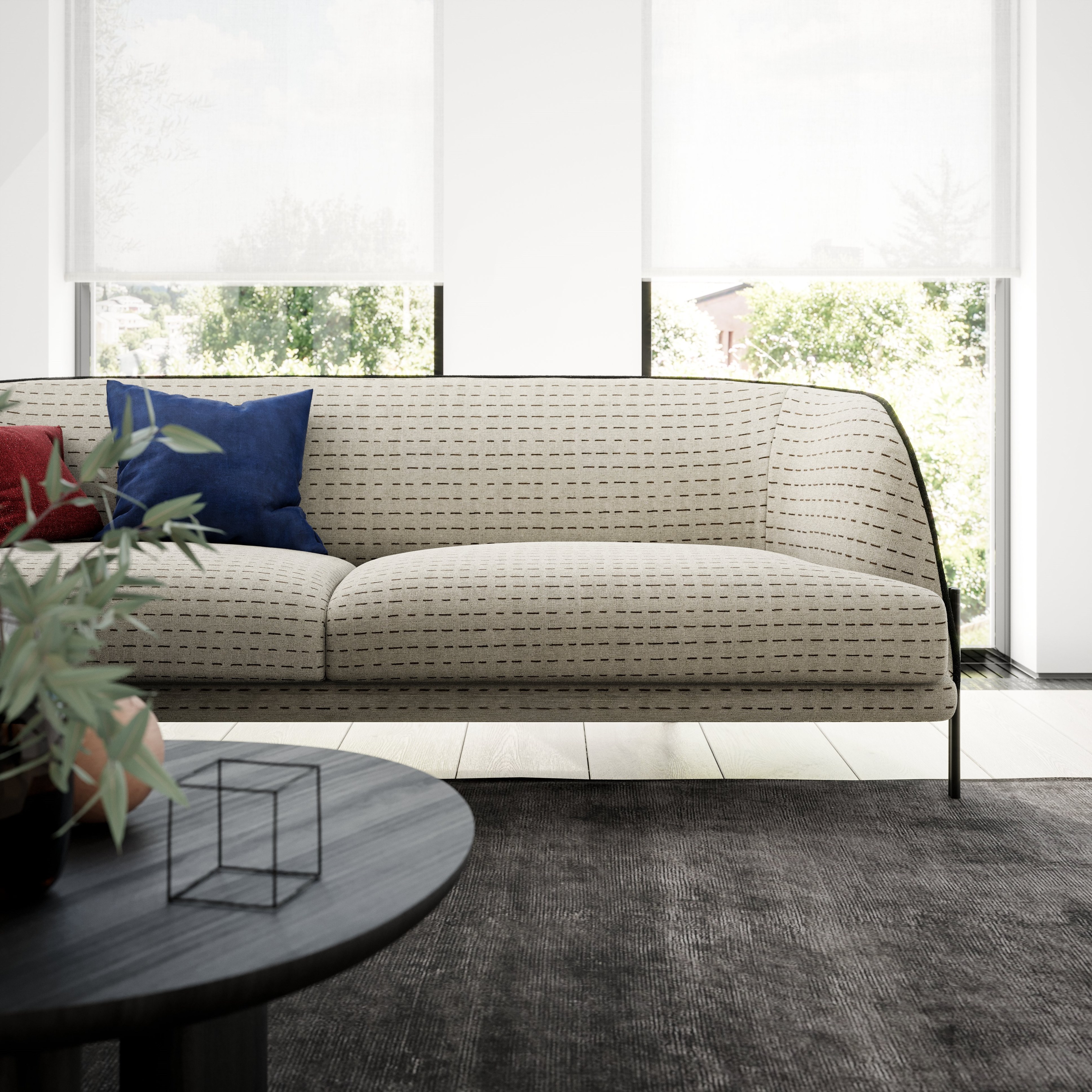 CAILLOU 3 seater fabric sofa By Liu Jo Living Collection | design ...