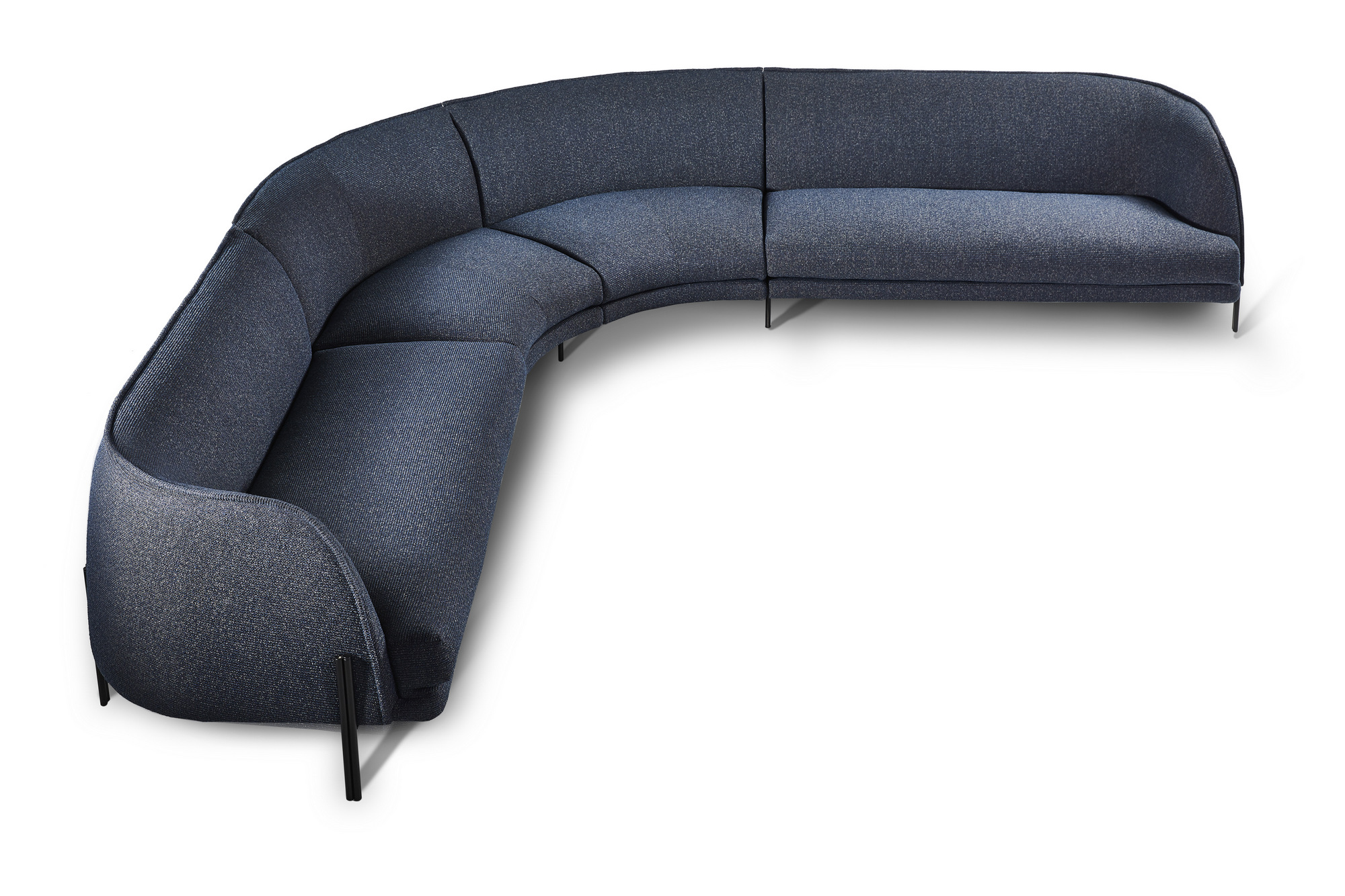 CAILLOU | Sectional sofa By Liu Jo Living Collection design Simone Cagnazzo