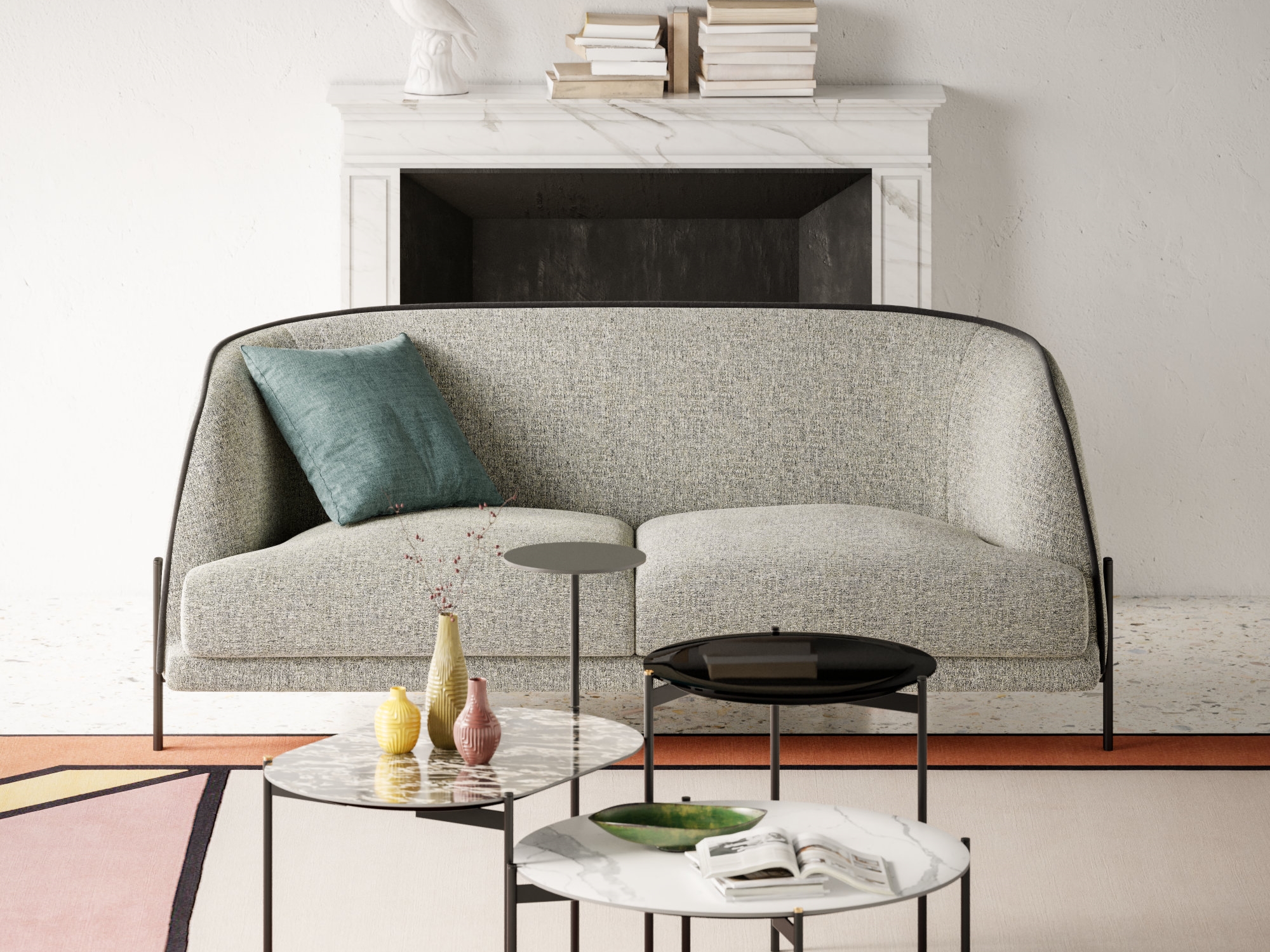 CAILLOU 3 seater fabric sofa By Liu Jo Living Collection | design ...