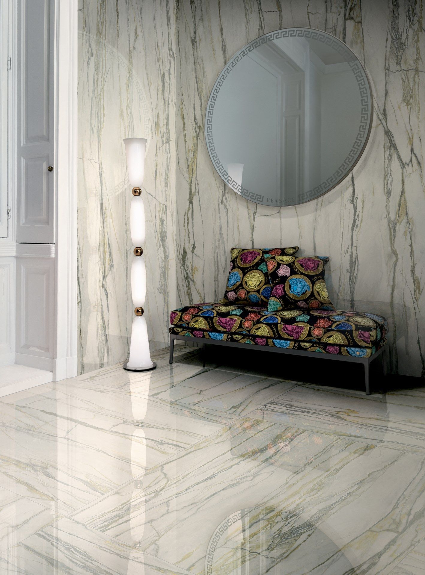 MAXIMVS CALACATTA GREEN Wall tiles By Versace Ceramics