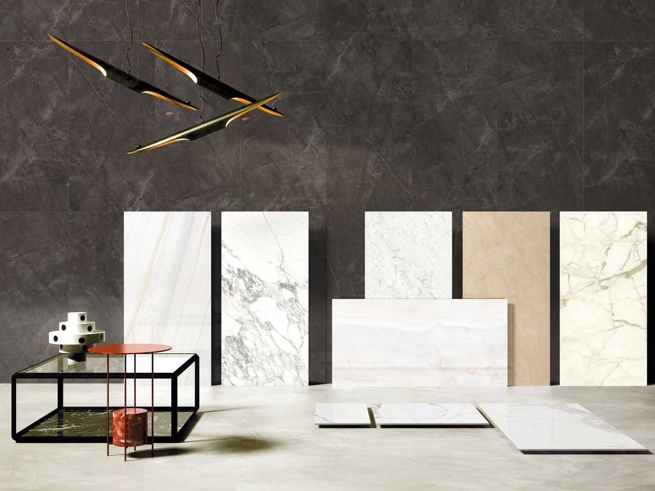Porcelain stoneware wall/floor tiles with marble effect CALACATTA ...