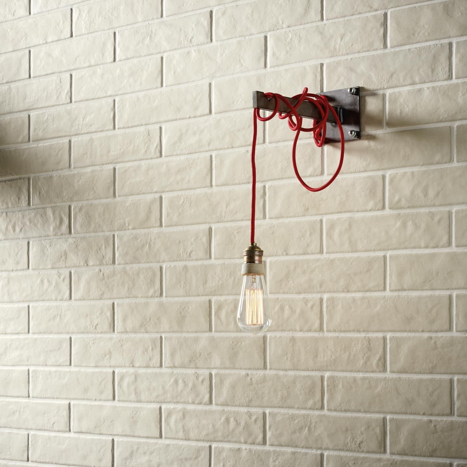 Porcelain stoneware wall tiles with brick effect CALCE By Ragno