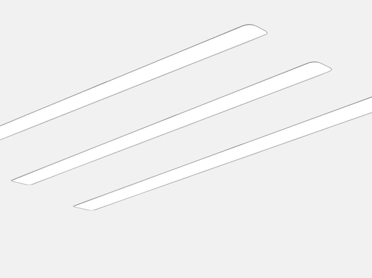 LED recessed ceiling lamp CALEO LINEAR L3 By Lightnet