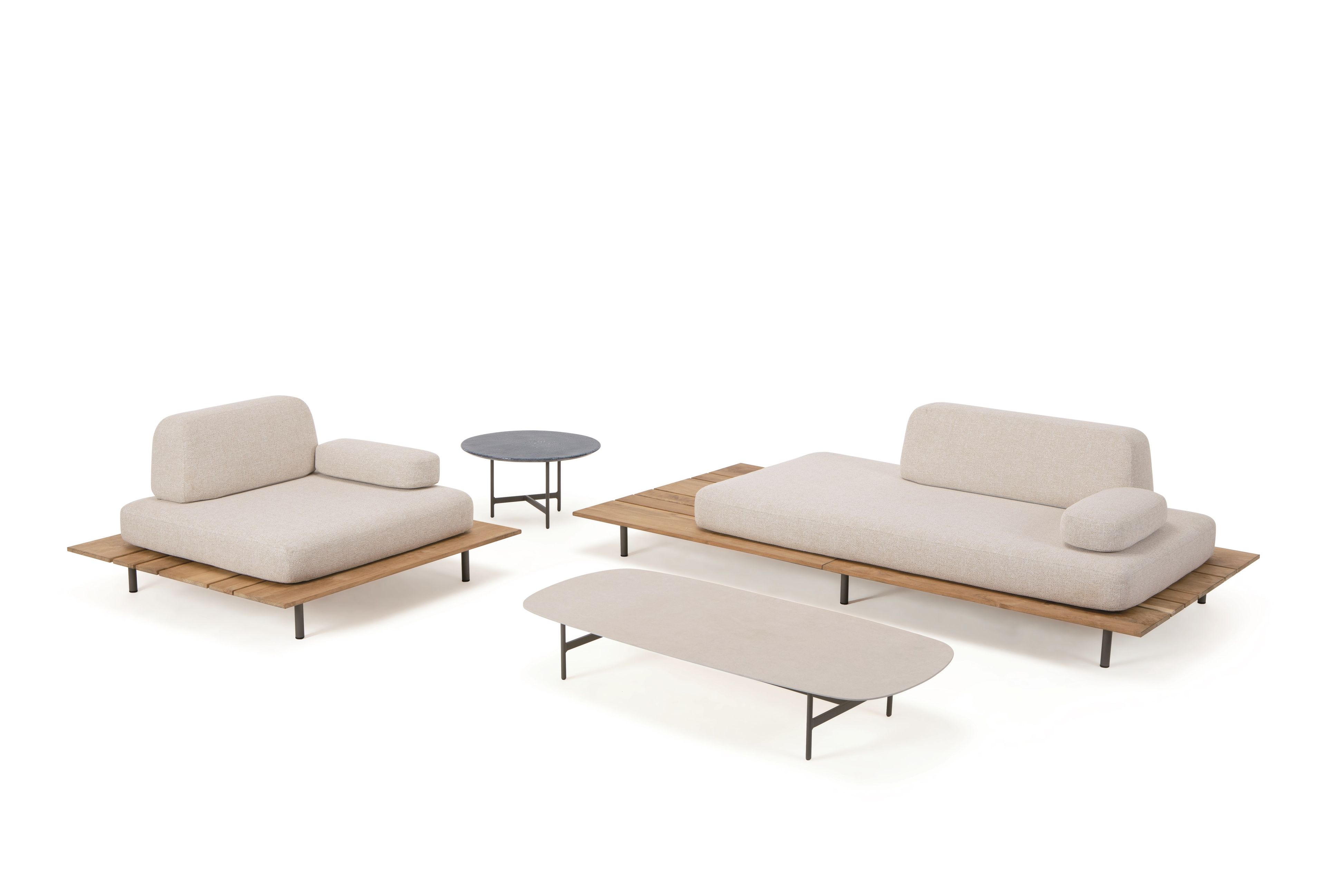 CALIPSO | Tavolino ovale Collezione Calipso By Ethimo design Ilaria Marelli