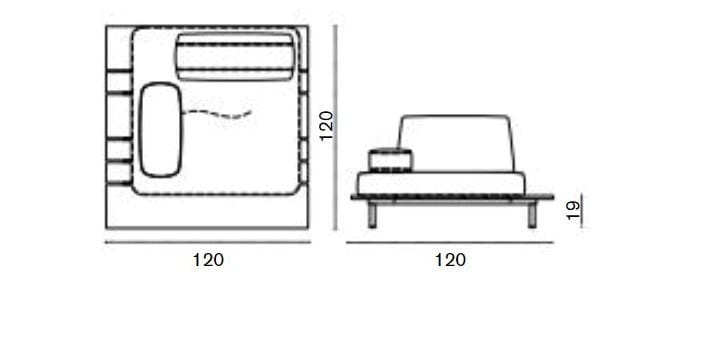 CALIPSO | Sectional sofa Calipso Collection By Ethimo design Ilaria Marelli