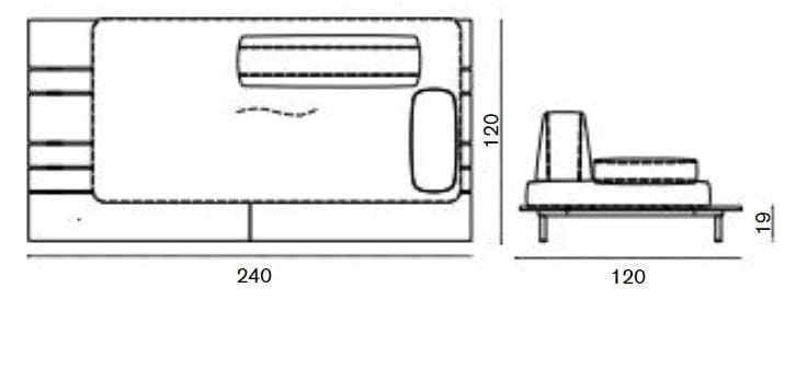 CALIPSO | Sectional sofa Calipso Collection By Ethimo design Ilaria Marelli