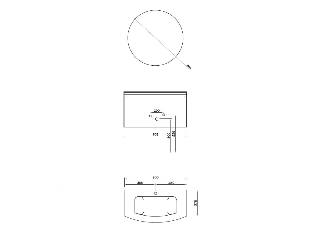 CALIX - COMPOSITION A11 Wall-mounted HPL vanity unit with drawers with ...