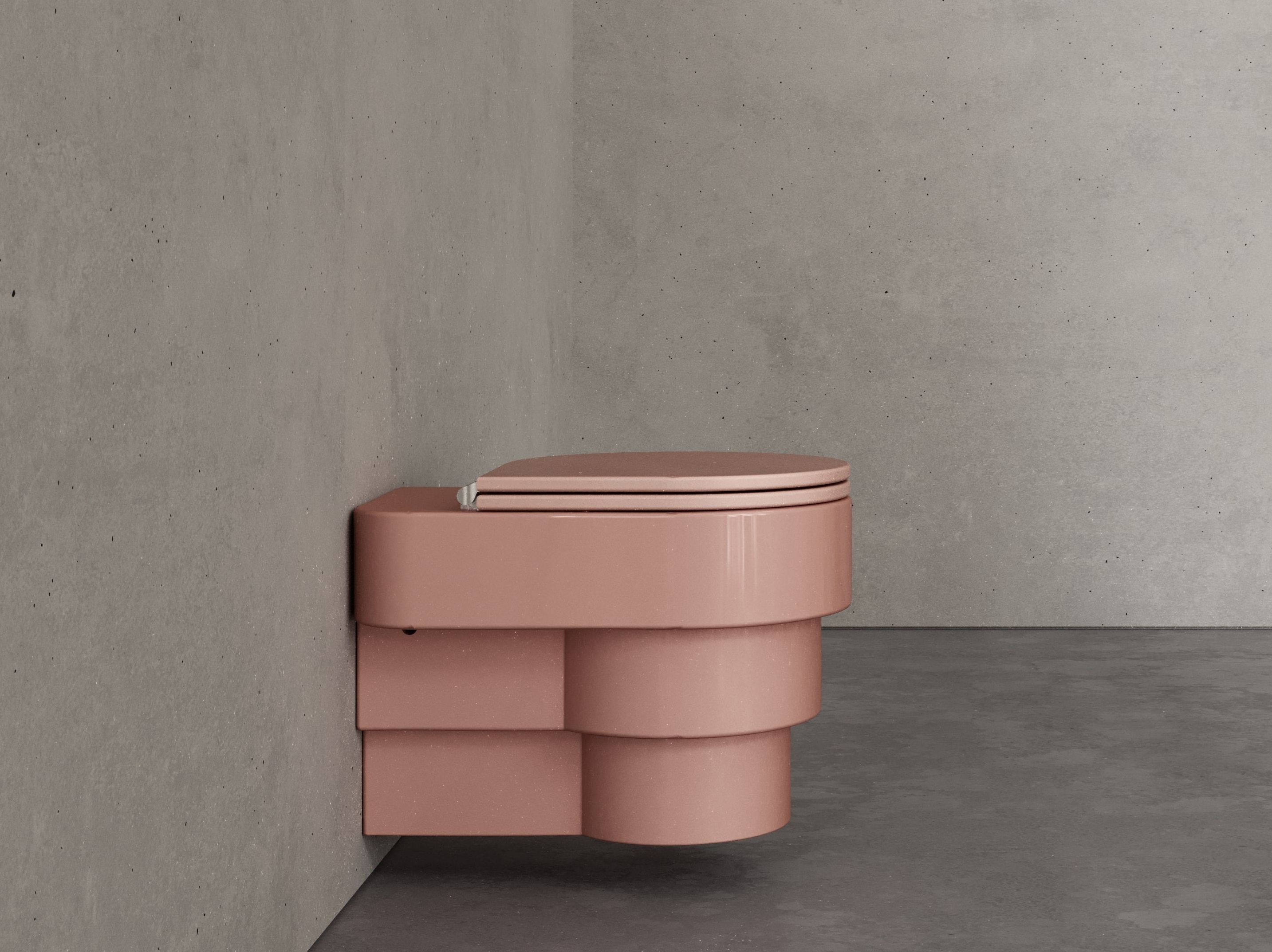 CALLIPYGE ROSE WC suspendu en céramique By Trone