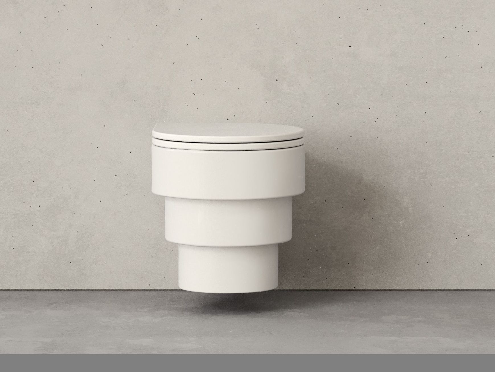 Wall-hung ceramic toilet CALLIPYGE WHITE Callipyge Collection By Trone
