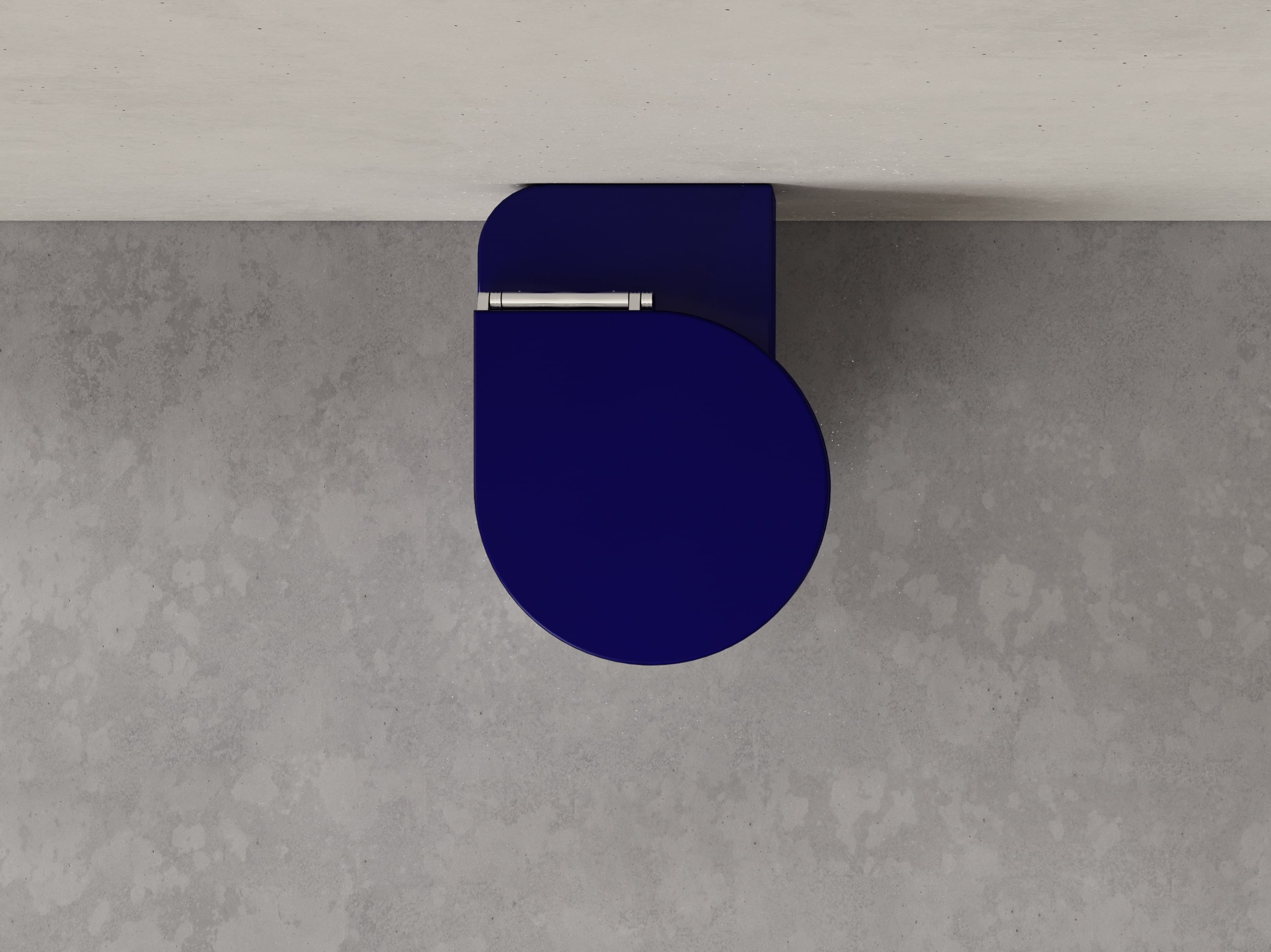 Wall-hung ceramic toilet CALLIPYGE BLUE & WHITE Callipyge Collection By ...