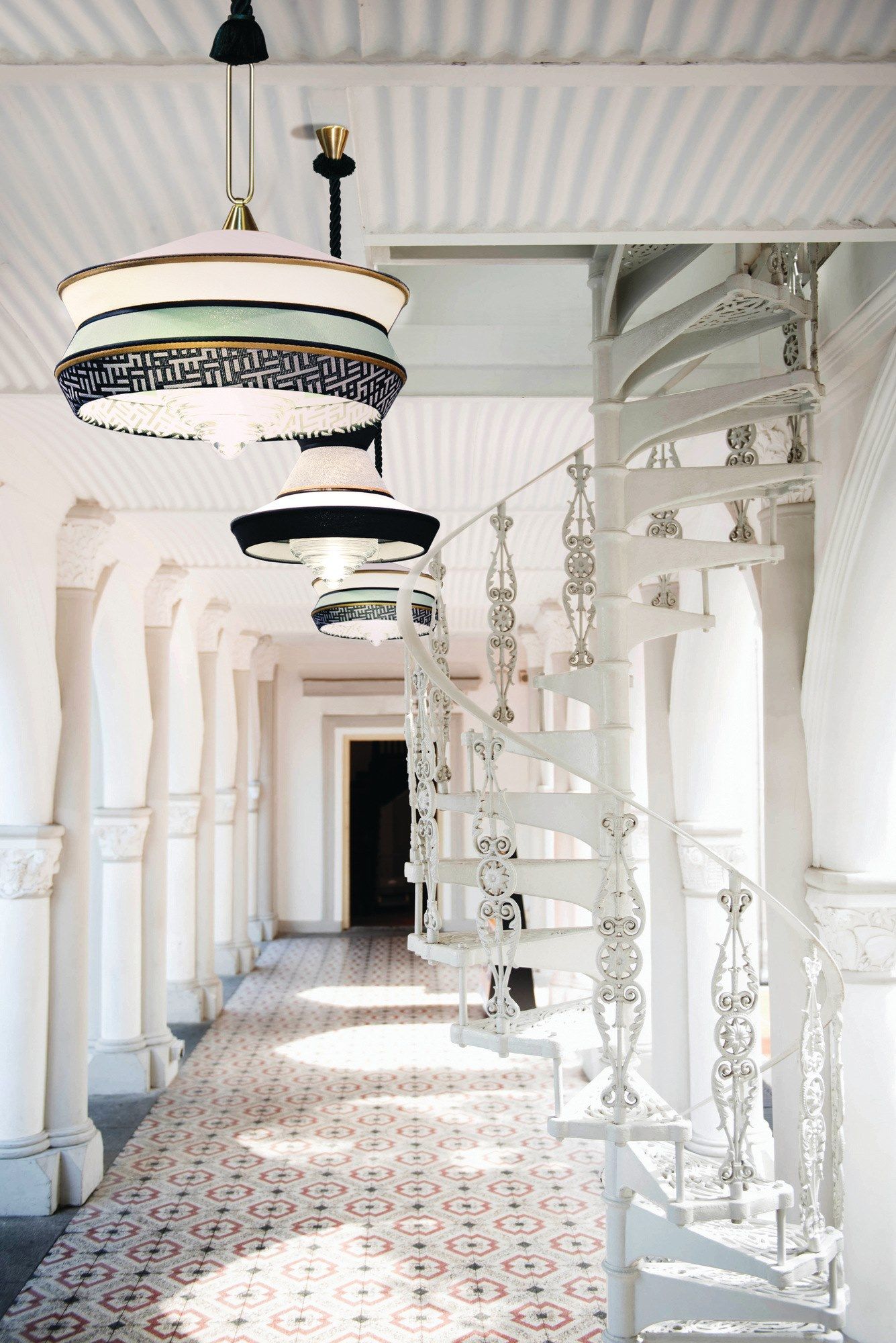 CALYPSO XL ANTIGUA Pendant lamp By Contardi