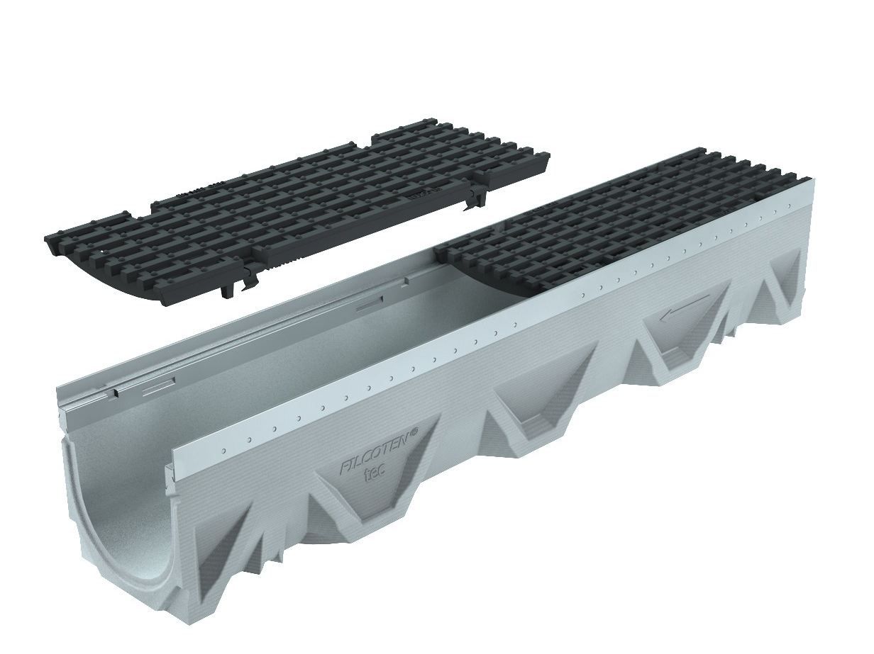 CANALE FILCOTEN TEC 200 H195 | Elemento y canal de drenaje Elemento y ...