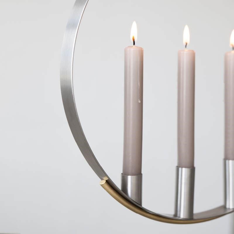 Metal candle holder CANDLE MOBILE By Kristina Dam Studio