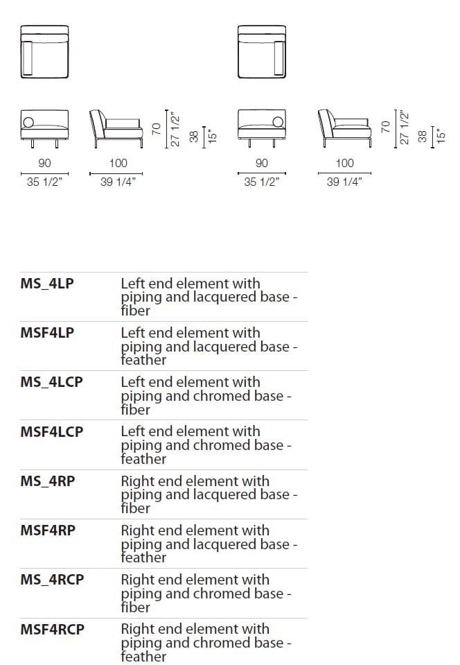 CAP MARTIN SUNSET sofa By Cappellini design Carlo Colombo