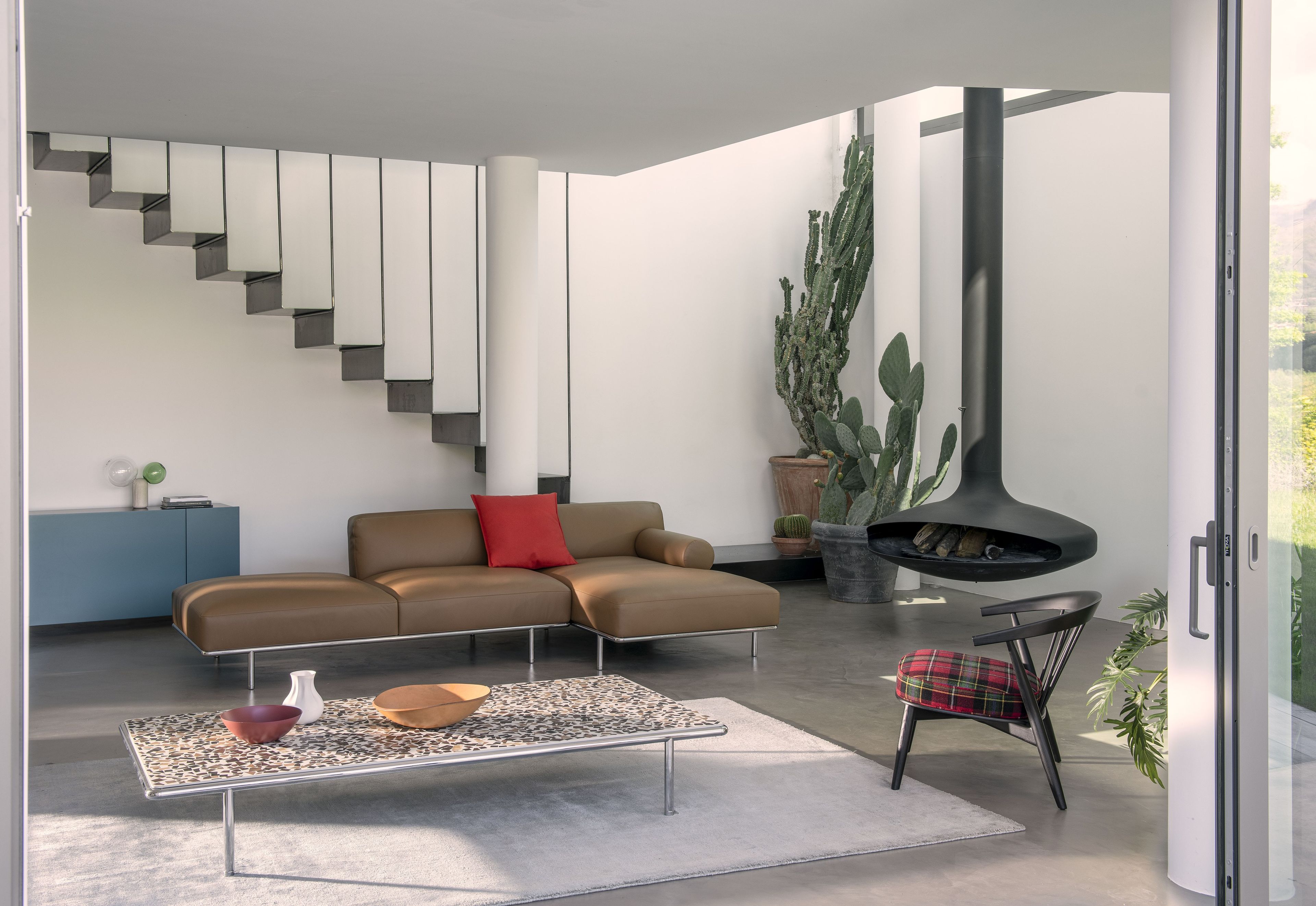 Low coffee table CAP MARTIN SUNSET TABLE By Cappellini design Carlo Colombo