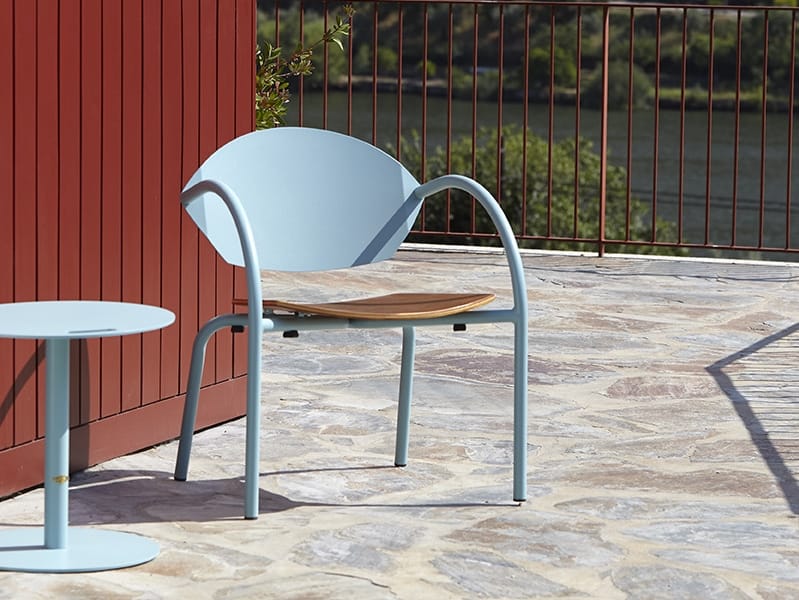 Garden stackable easy chair CAPA LOUNGE Capa Collection By Adico design ...