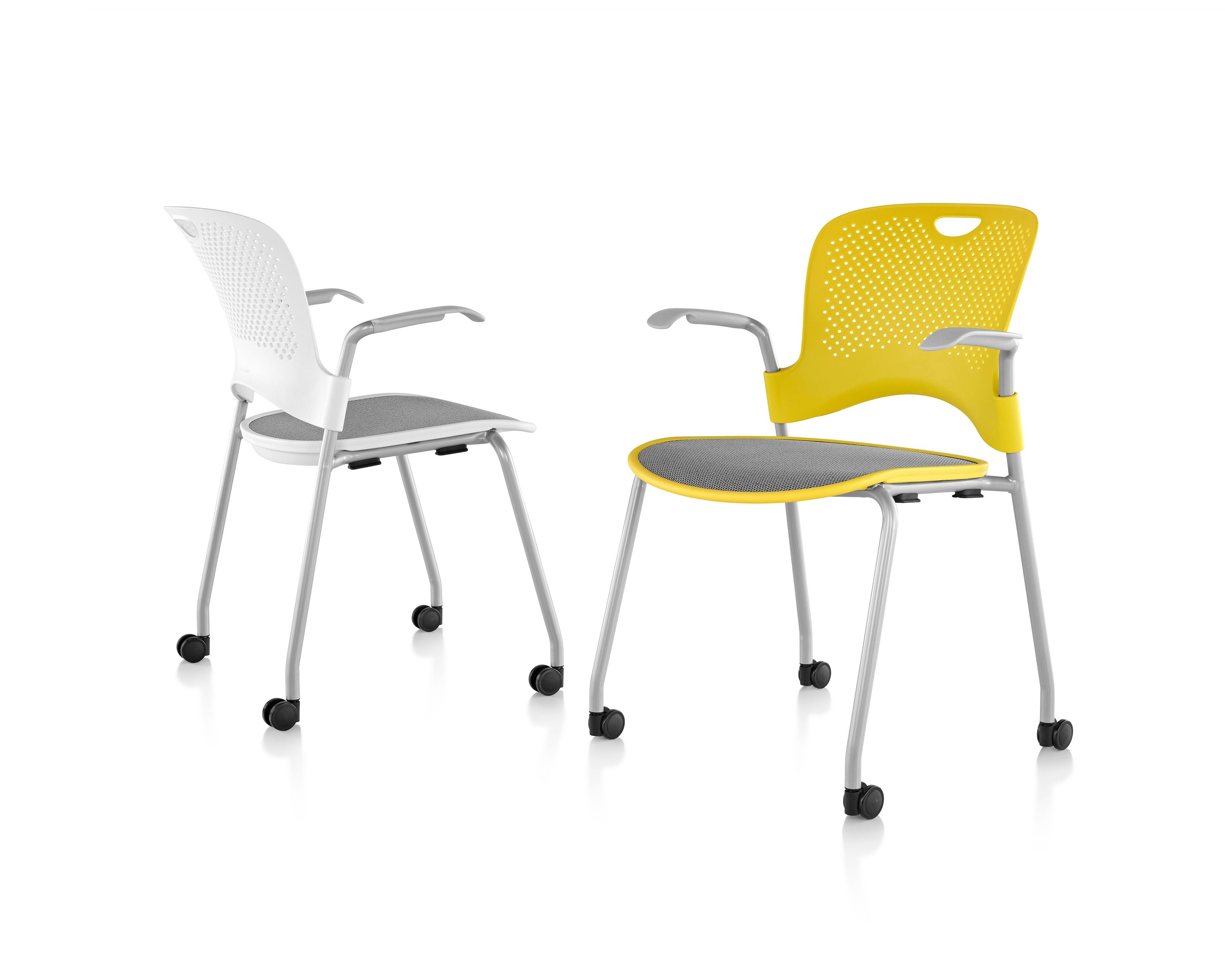 CAPER Stackable Nylon® chair with castors By Herman Miller | design ...