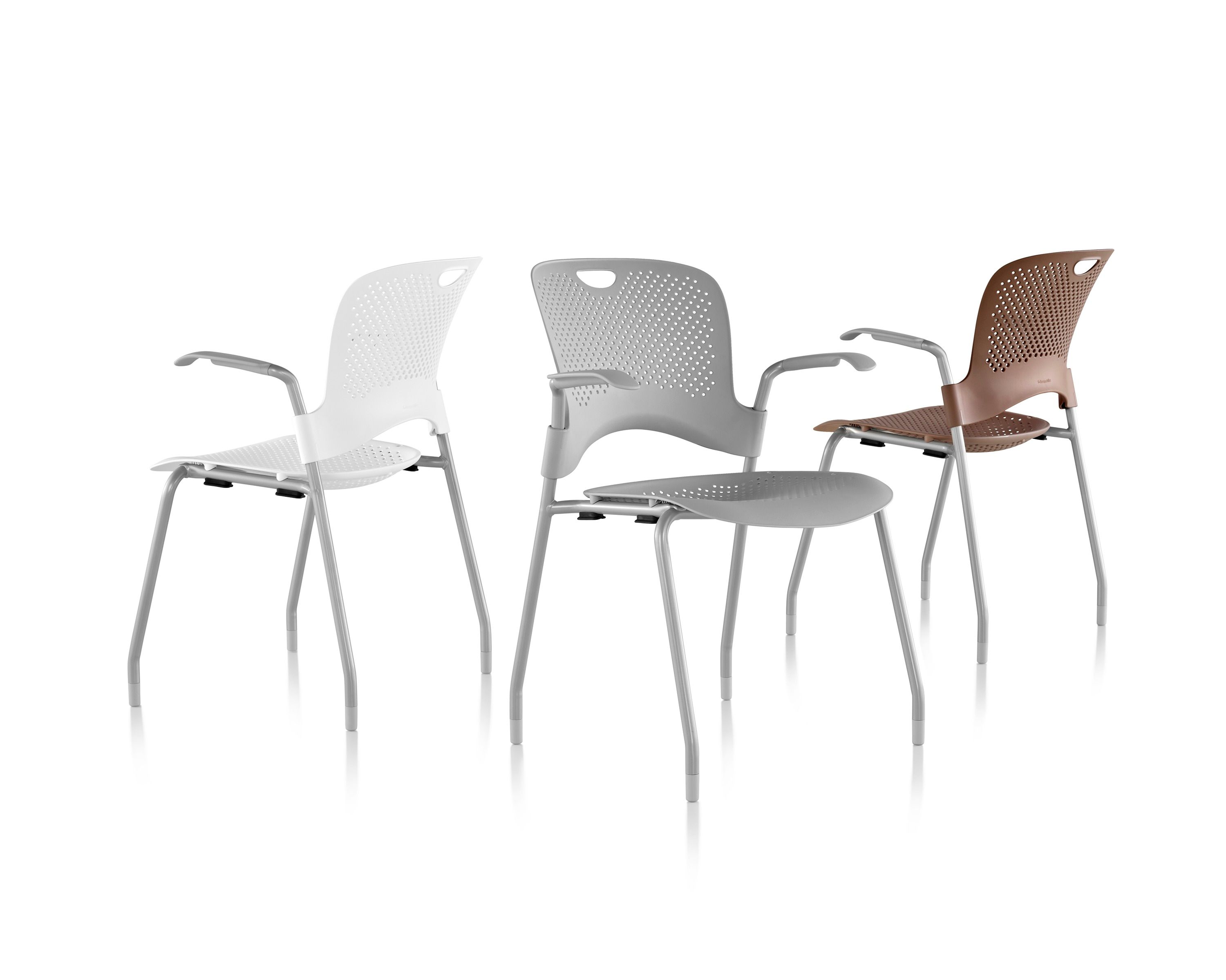CAPER Stackable Nylon® chair with armrests By Herman Miller | design ...