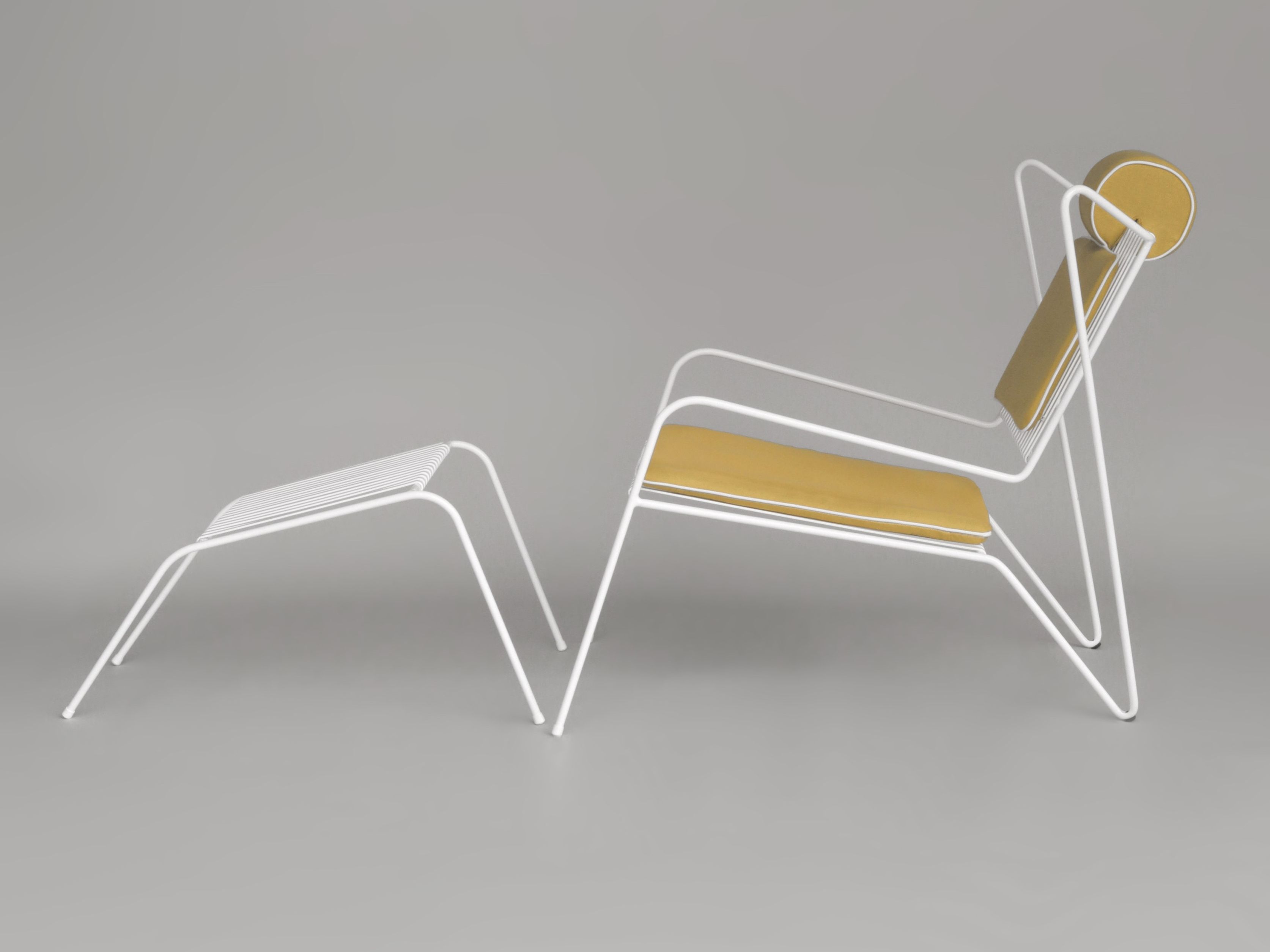 Garden steel easy chair with armrests CAPRI EASY By COOLS Collection ...