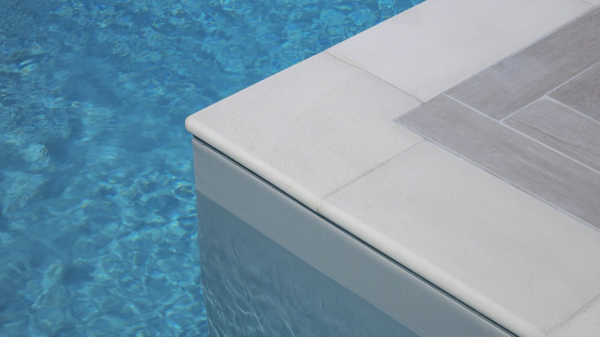 Reconstructed stone Pool edging CAPRI By Micheletto