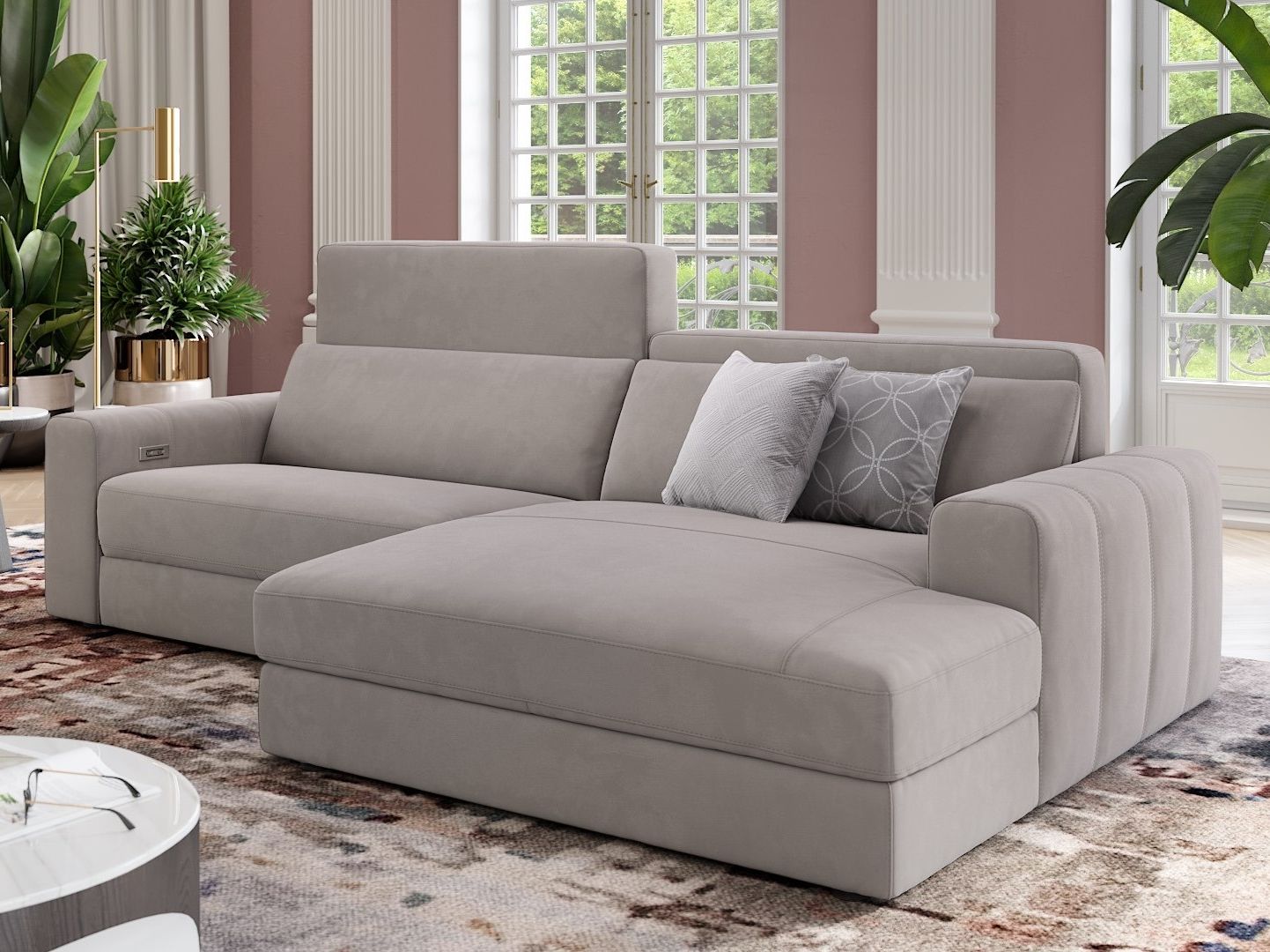 CAPRI | Divano con chaise longue By Sofanella