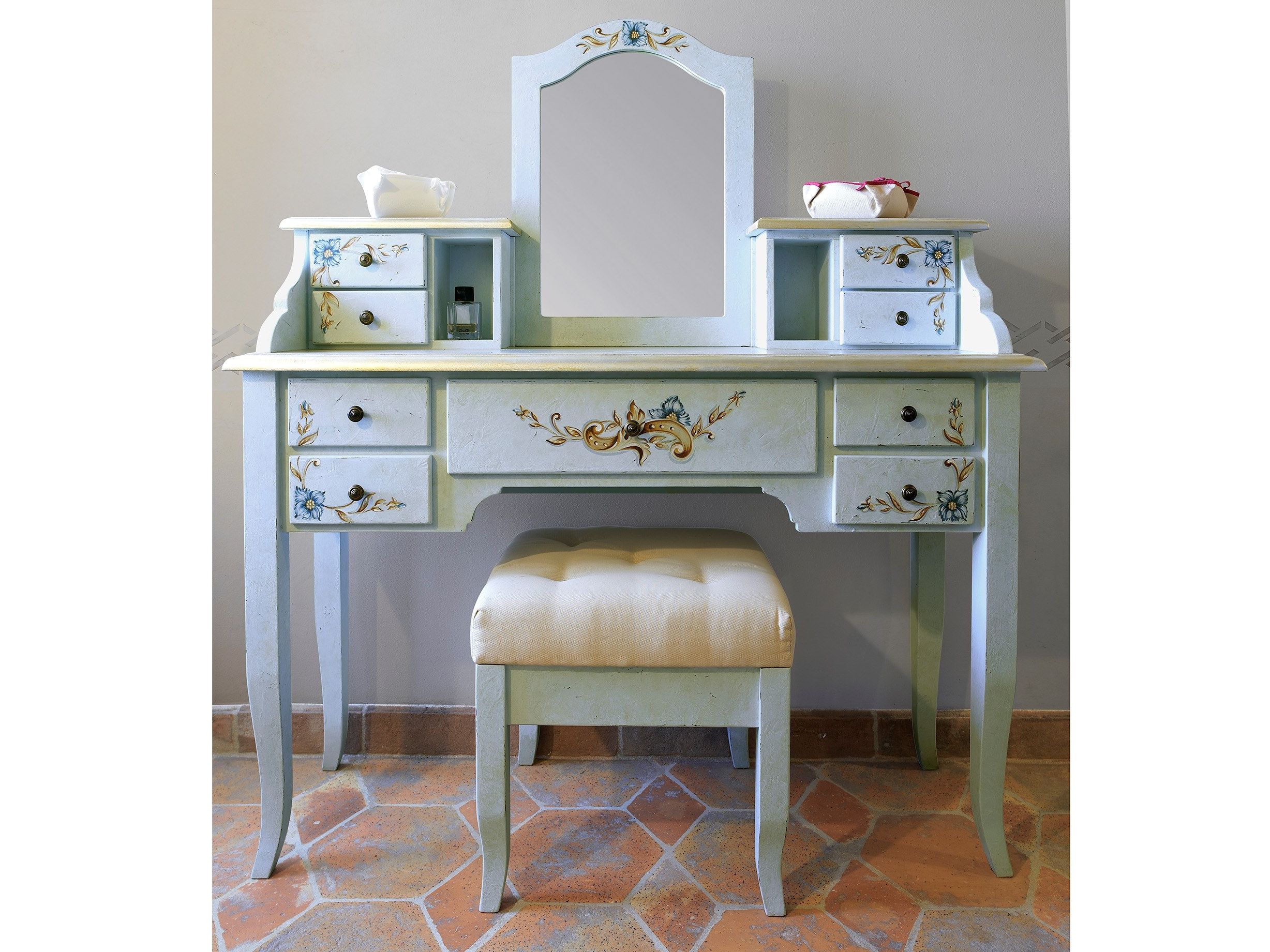 CARA | Dressing table Wooden dressing table By Tiferno Mobili
