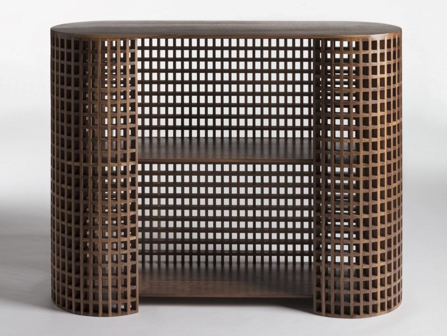 CARABOTTINO Walnut highboard with doors By Medulum | design CARA \ DAVIDE