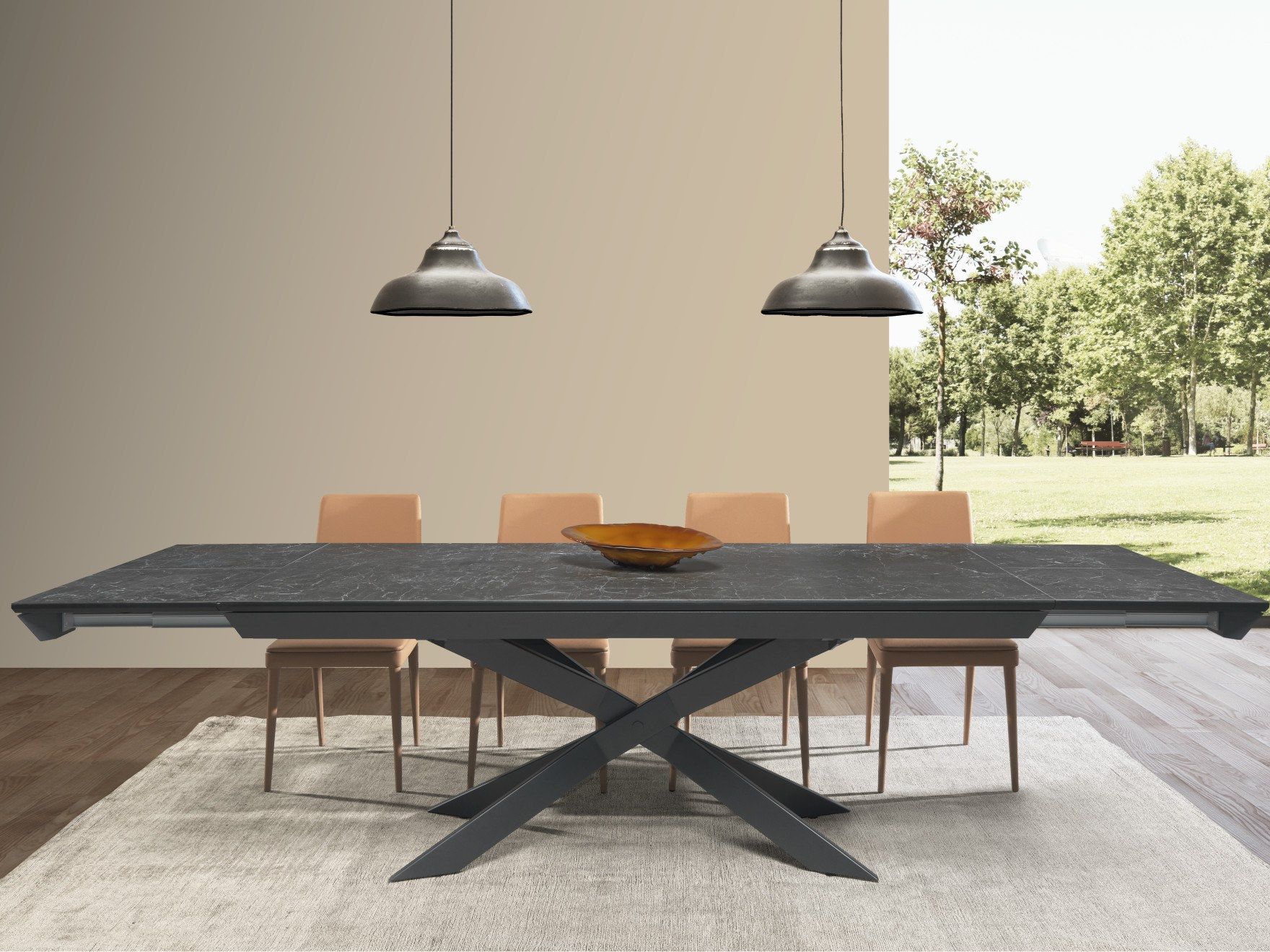 CARAT Rectangular dining table By animovel | design Christophe Lecomte