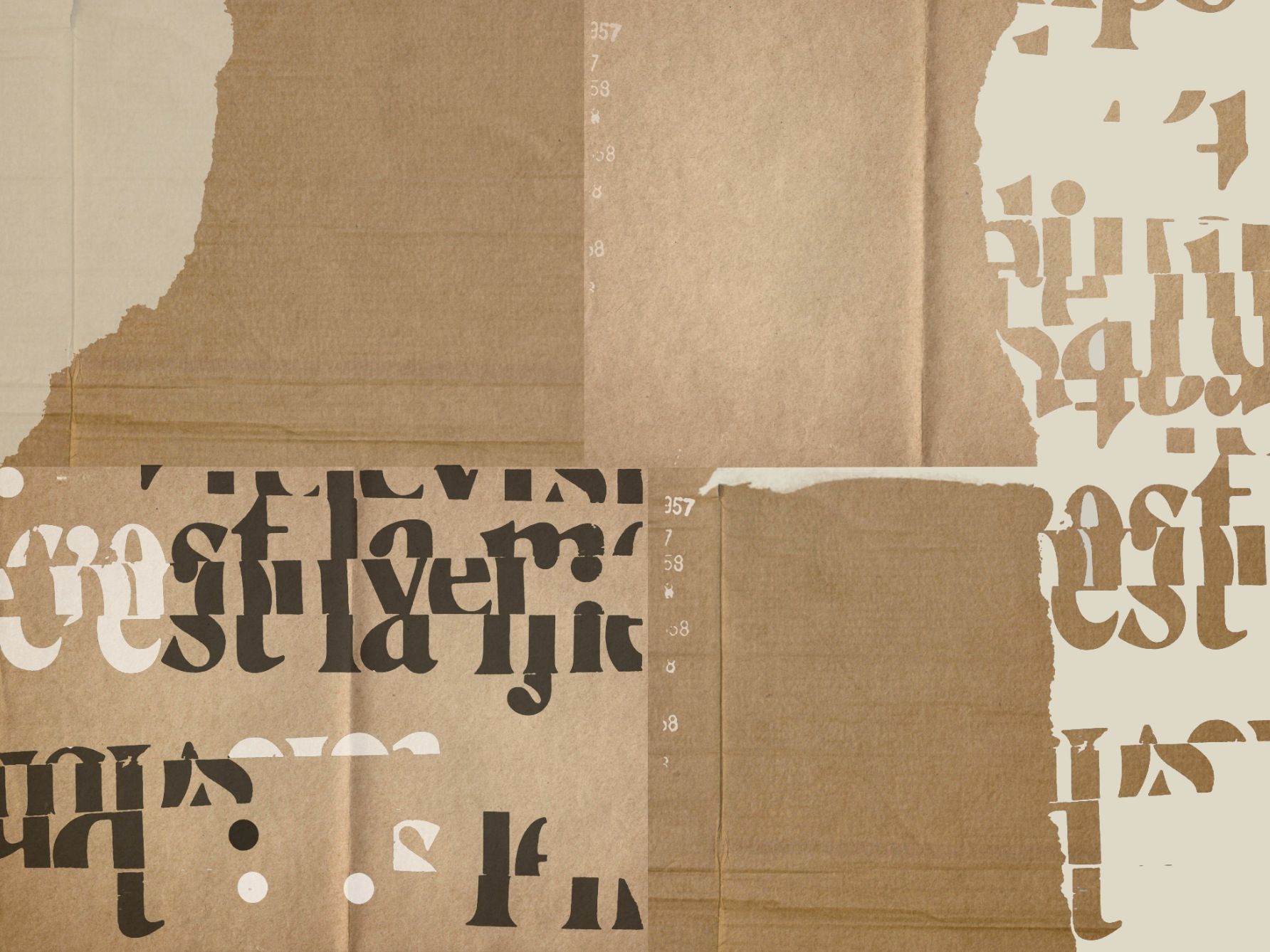 Wall tiles / wallpaper CARDBOARD MATERIA Collection By Officinarkitettura®