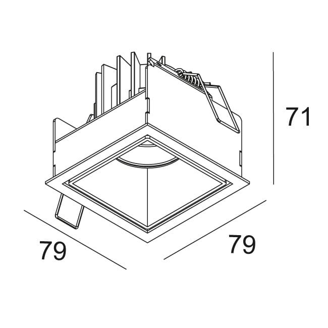 CARREE ST L Spotlight By Delta Light